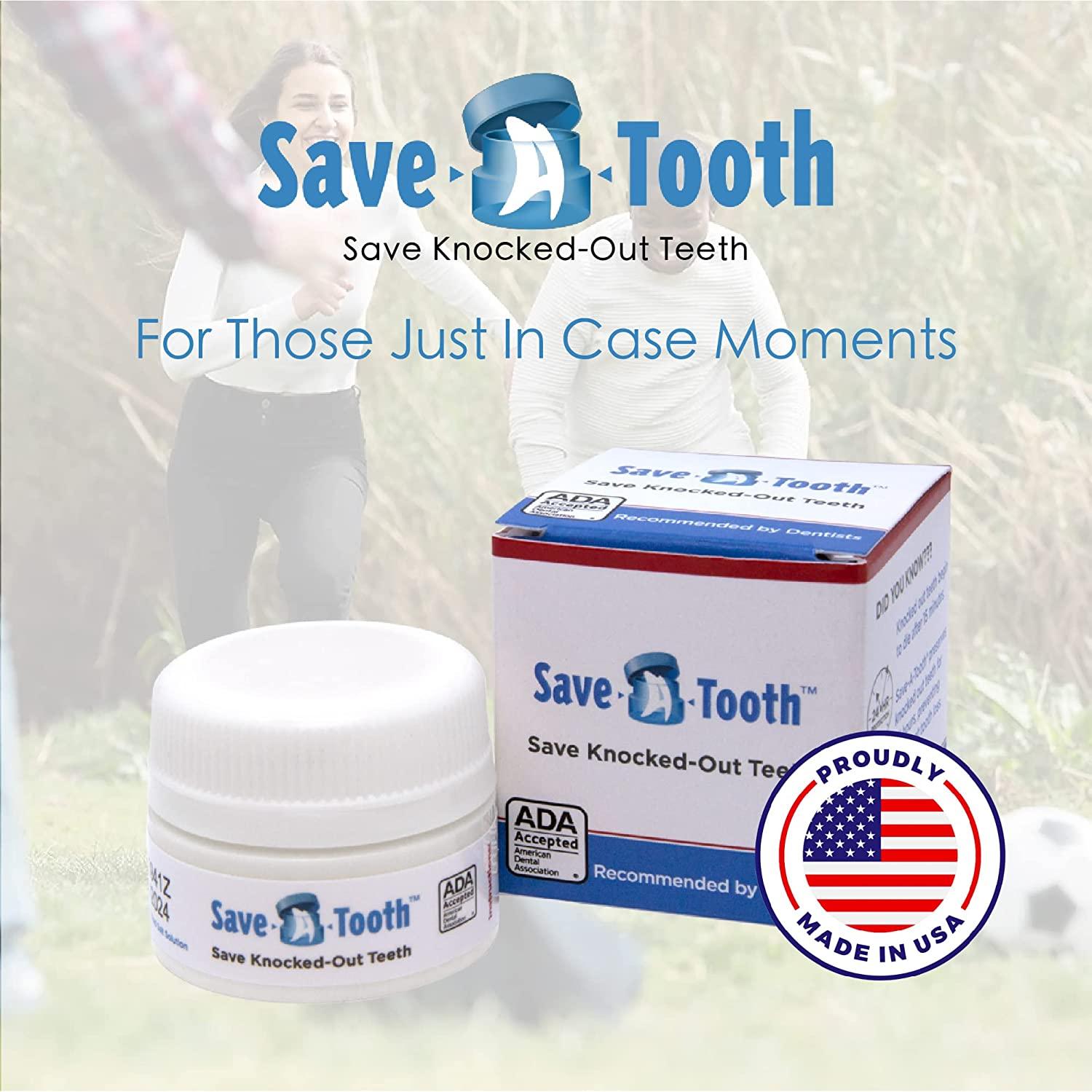 Save-A-Tooth Kit by Phoenix-Lazarus - Preserve up to 4 Knocked Out ...