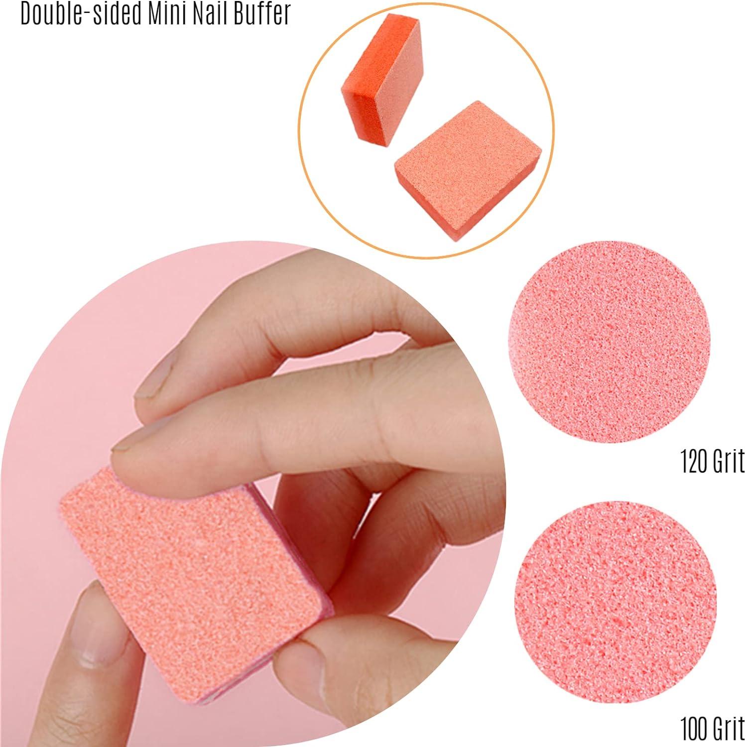 Disposable Manicure Kit 3-Piece Nail Files Set | Mini Pedicure Set for ...