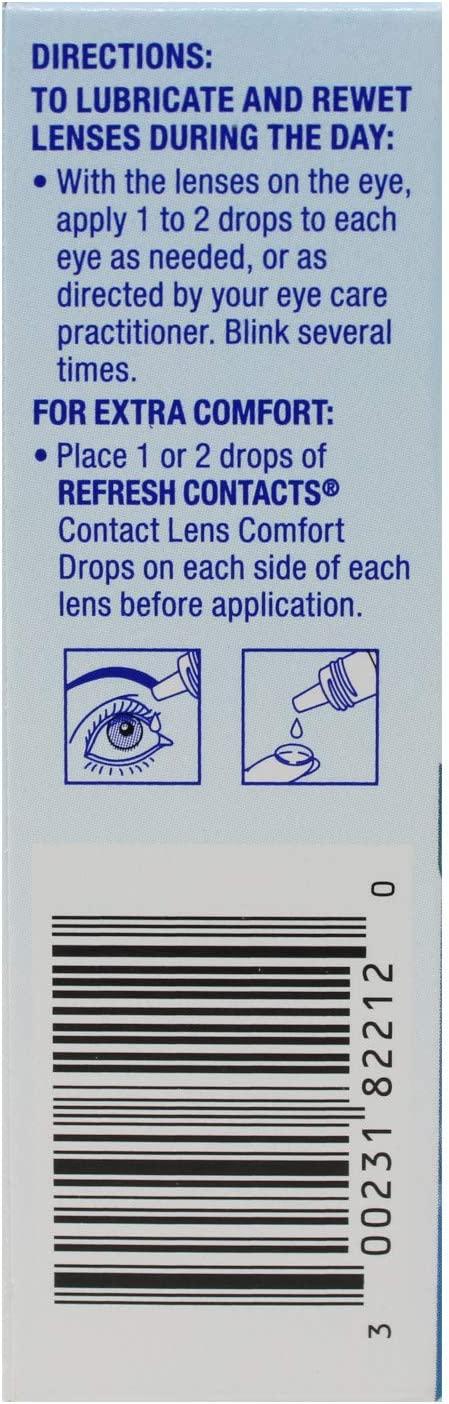 Refresh Contacts Contact Lens Comfort Drops 0.4 fl oz - 2 Pack | Buy ...
