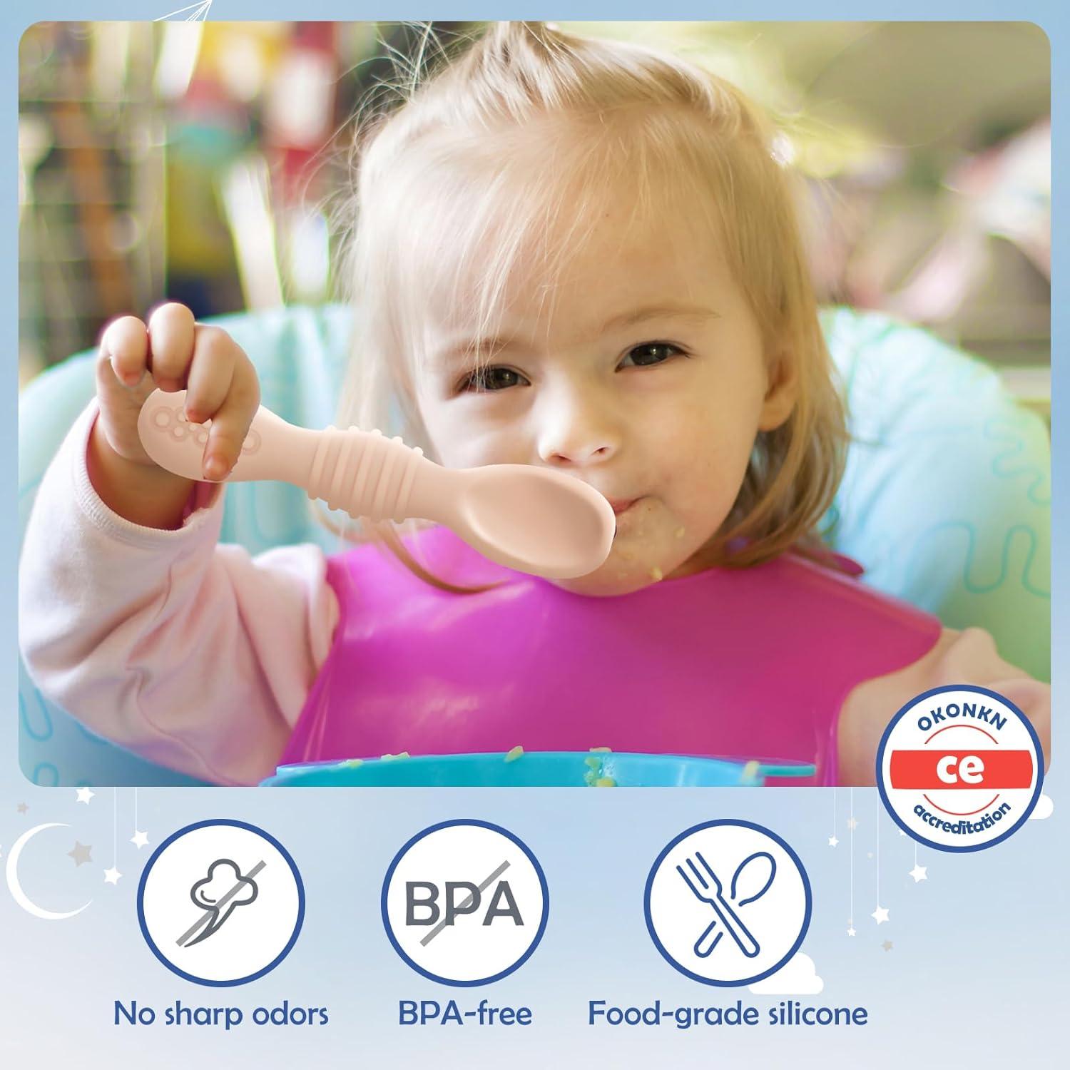 Okonkn Bite Tube Baby Set - 5 BPA-Free Silicone Dental Aids & Teething ...