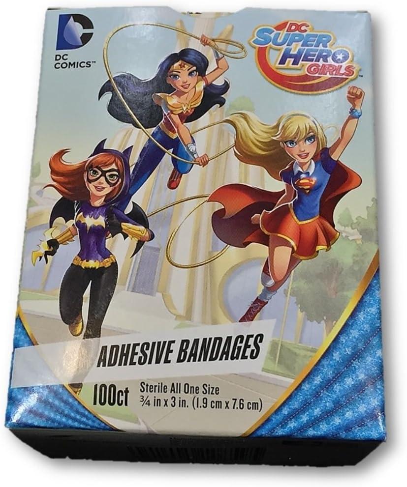 DC Super Hero Girls Bandages - Pack of 100 | Fun & Colorful First Aid ...