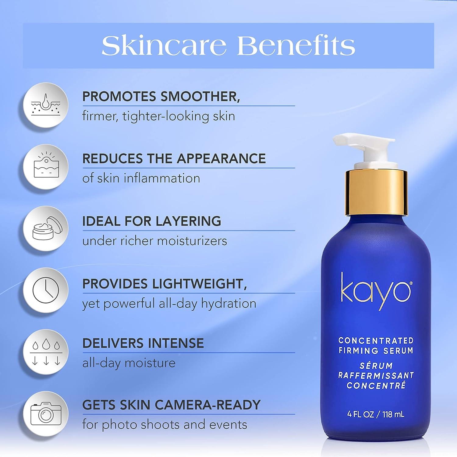 Kayo Concentrated Firming Serum 4 oz. | Hydrating and Firming Formula ...