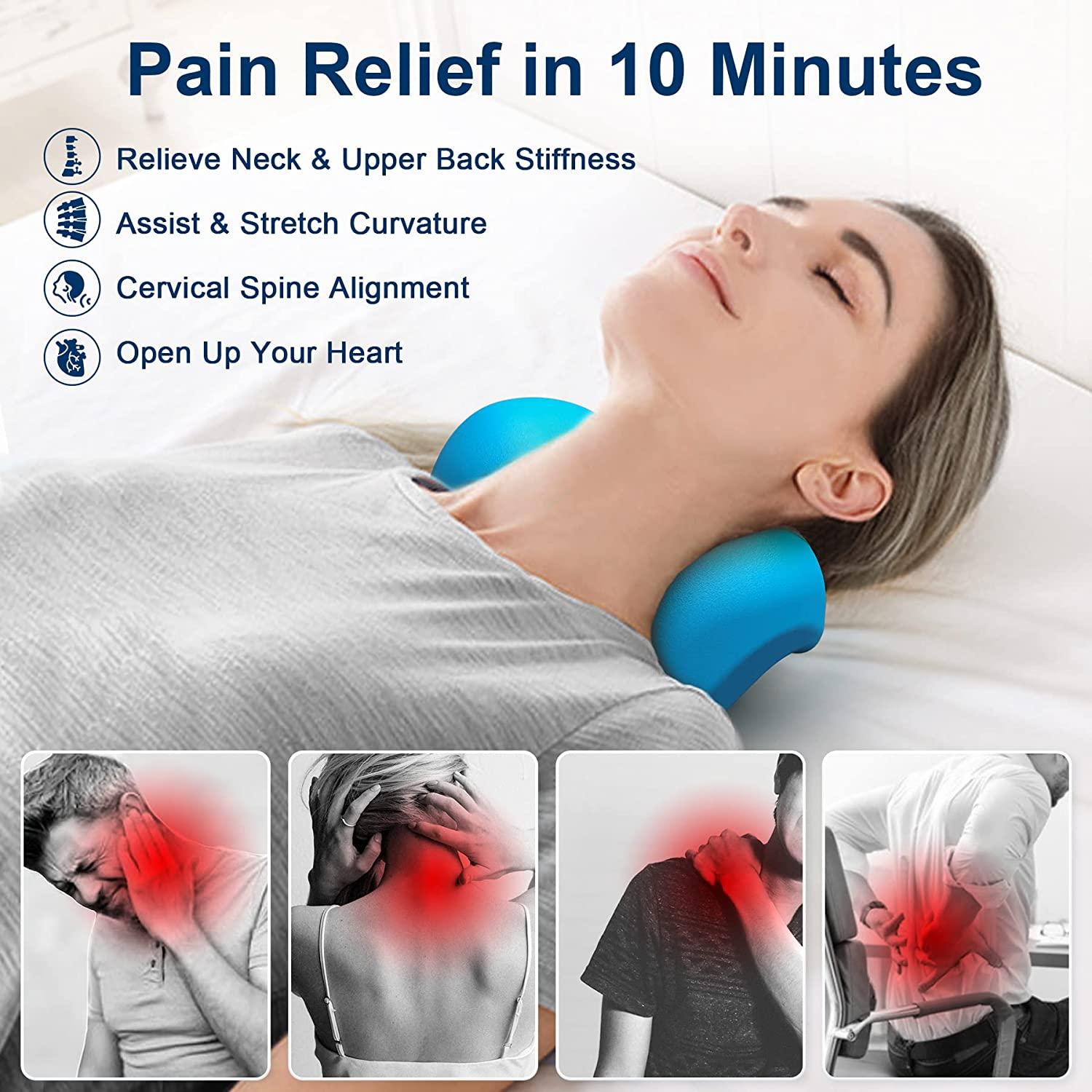 Neck and Shoulder Relaxer with Upper Back Massage Point | Cervical ...
