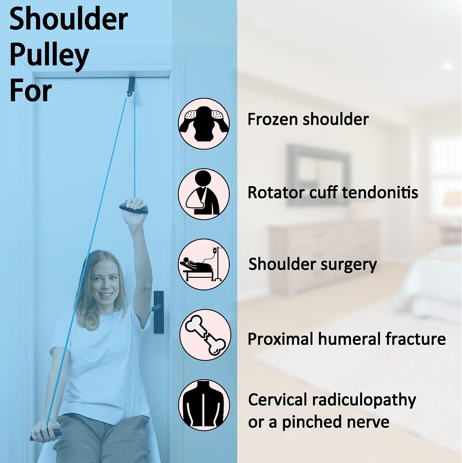 Shoulder Pulley Over-The-Door Physical Therapy System - Alleviate ...