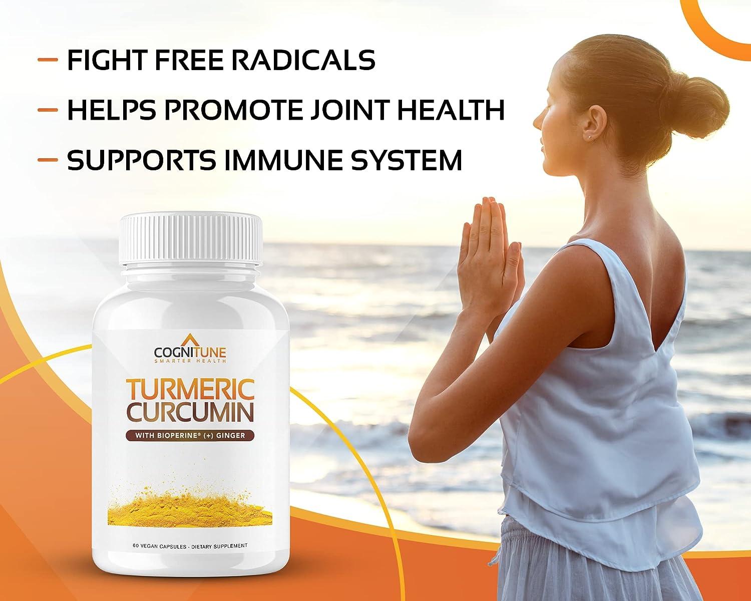 Organic Turmeric & Ginger Capsules with BioPerine - Joint & Digestive ...