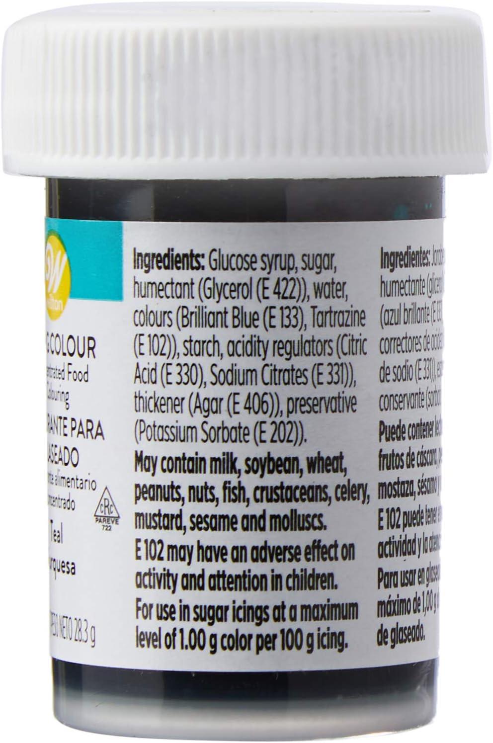 Wilton Teal Gel Icing Colour 28.3g - Professional Grade Cake Decorating ...