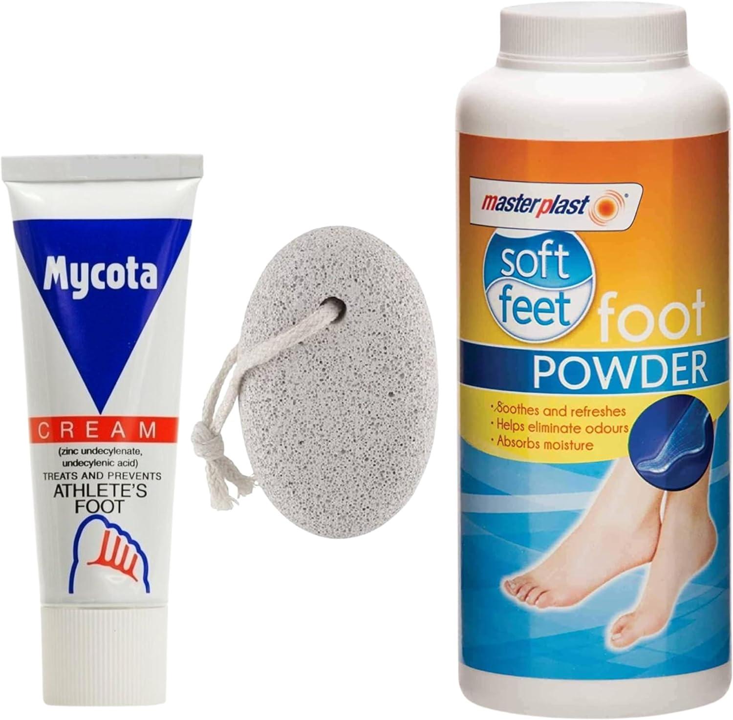 Athletes Foot Treatment Bundle with Mycota Athletes Foot Cream 25g and ...