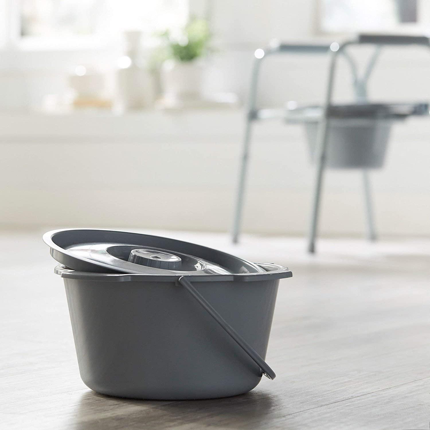 McKesson Commode Replacement Bucket with Handle and Lid - 7.5 qt - 1 ...