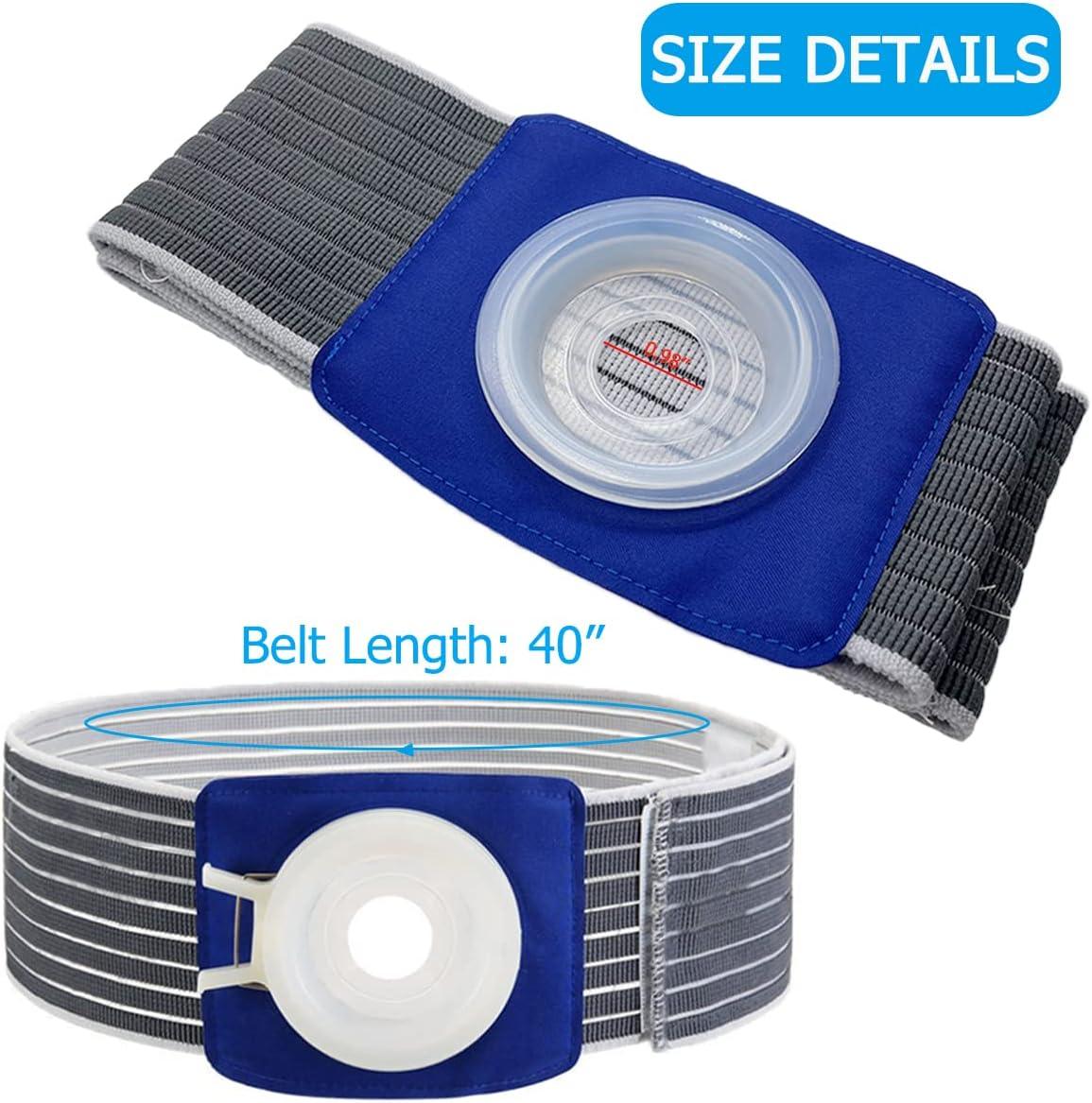 Abdomen Ostomy Waist Strap & Colostomy Drainable Bag Sets | Ileostomy ...