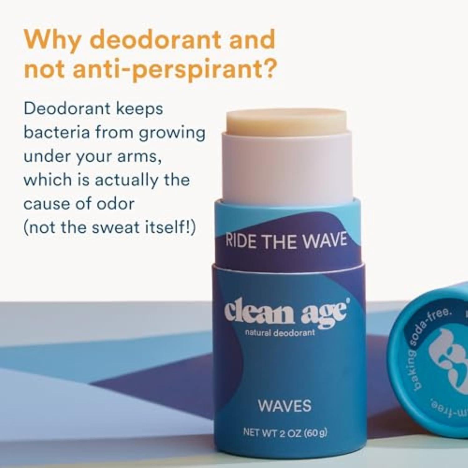 Aluminum Free Deodorant for Kids and Teens - 2 oz stick (Pack of 1 ...