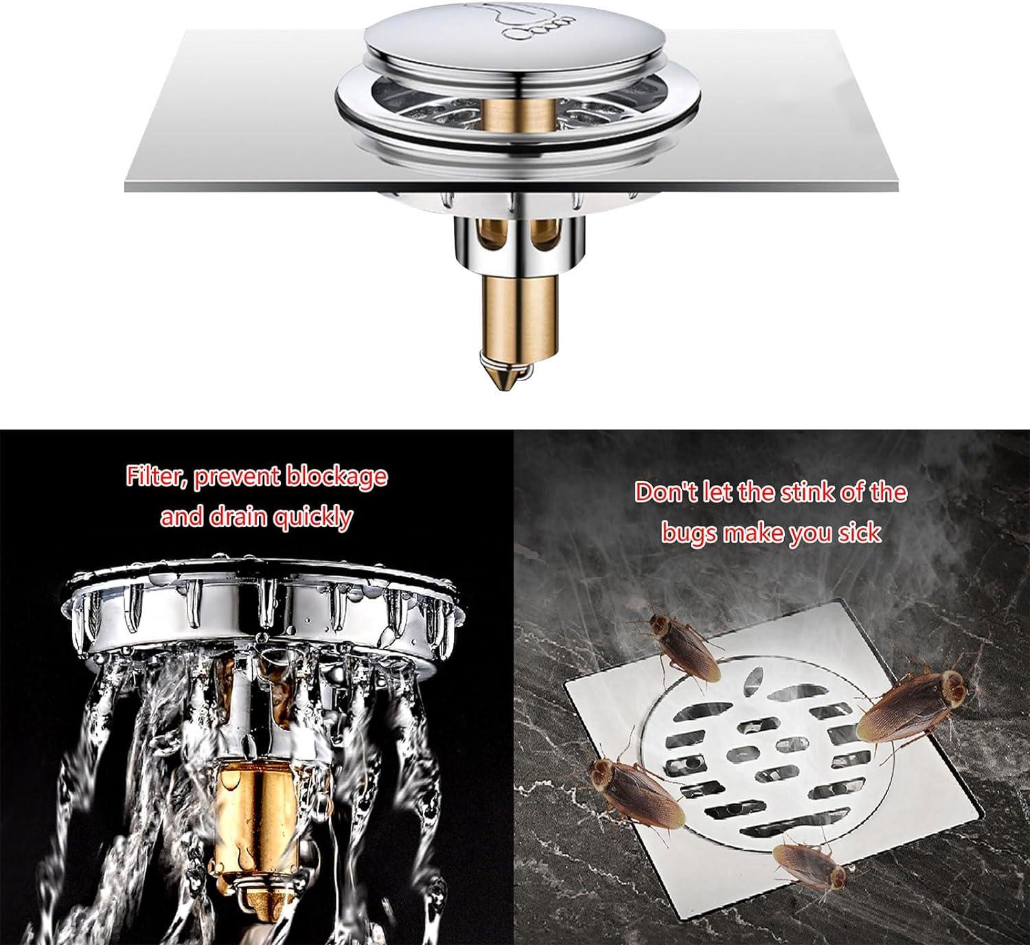 Odor-Proof Floor Drain Cores Direct Drainage Sewer Toilet Anti-Backflow ...