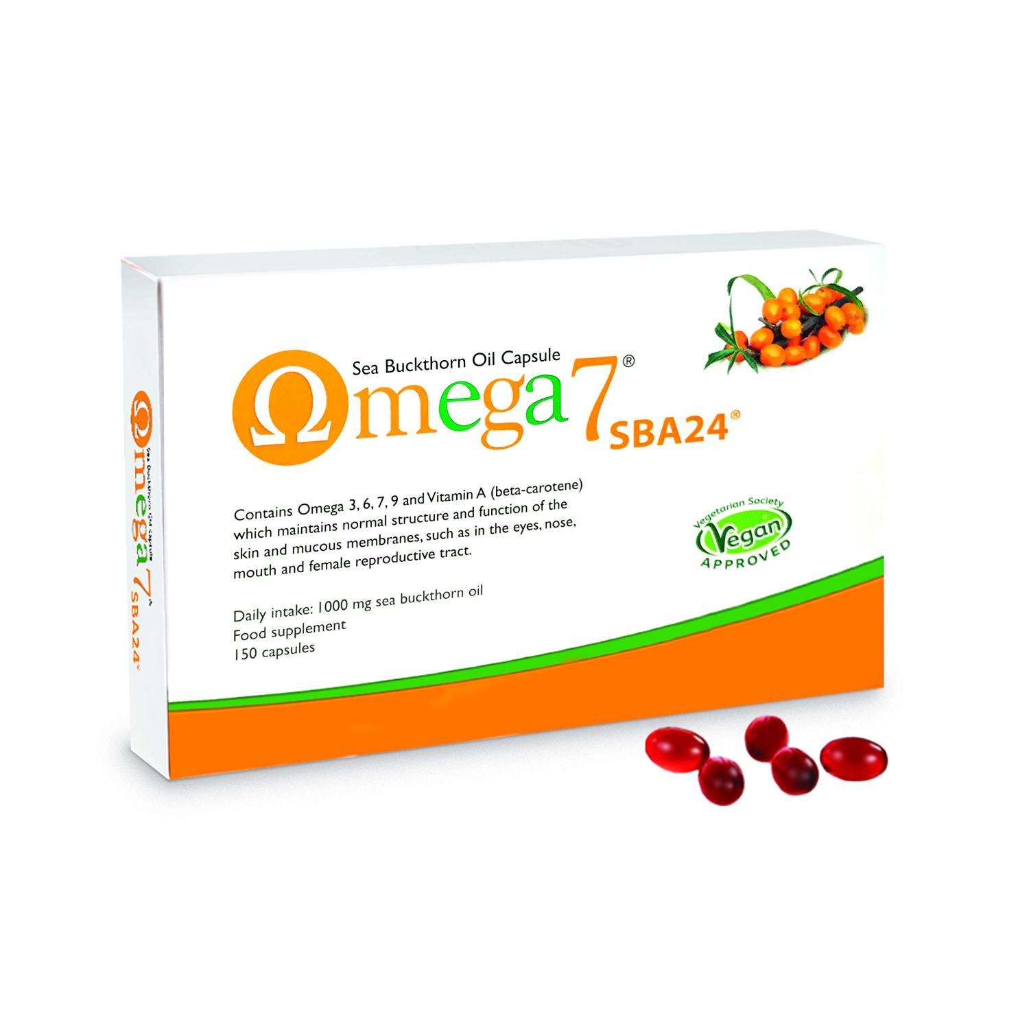 Omega 7 Sea Buckthorn Oil Capsules - 150 Count (Pack of 1) | Buy Now ...