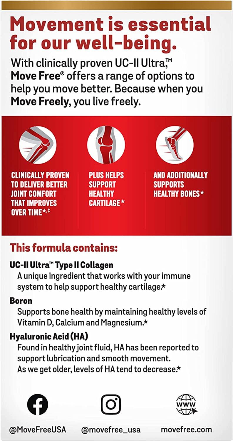Move Free Ultra Triple Action Joint Support Supplement - 64 Tablets ...