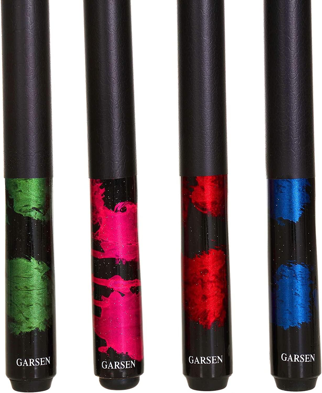 GARSEN 4-Piece Pool Cue Set - 58 inch, 18-21 oz Billiard House Bar Pool ...