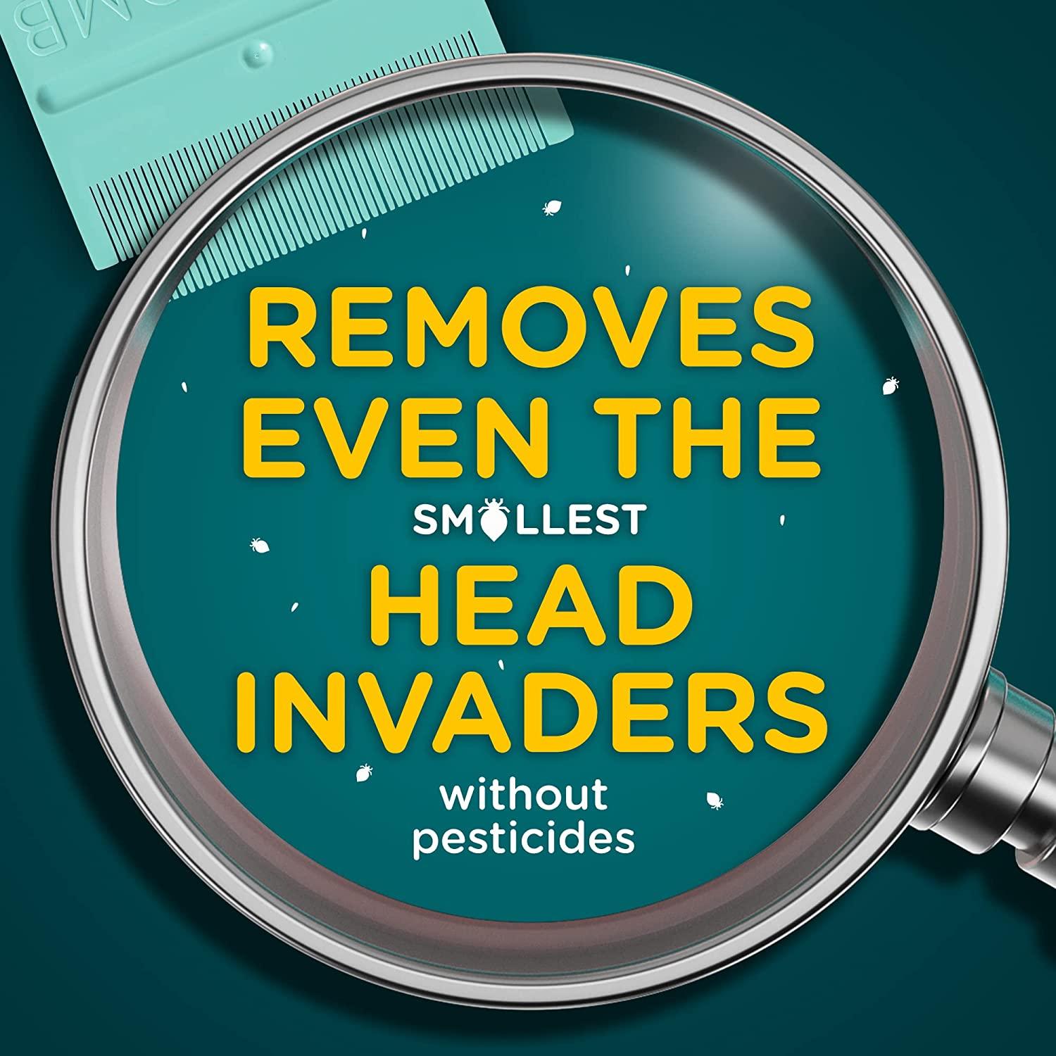 WelComb Lice and Nit Removal Comb Set - Natural Treatment for Kids and ...