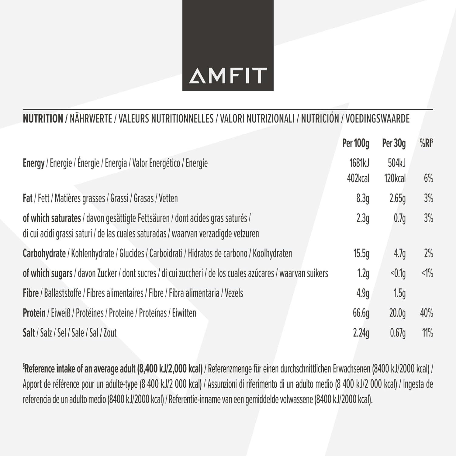 Amfit Nutrition Plant Based Chocolate Brownie Protein Powder 900g | Buy ...