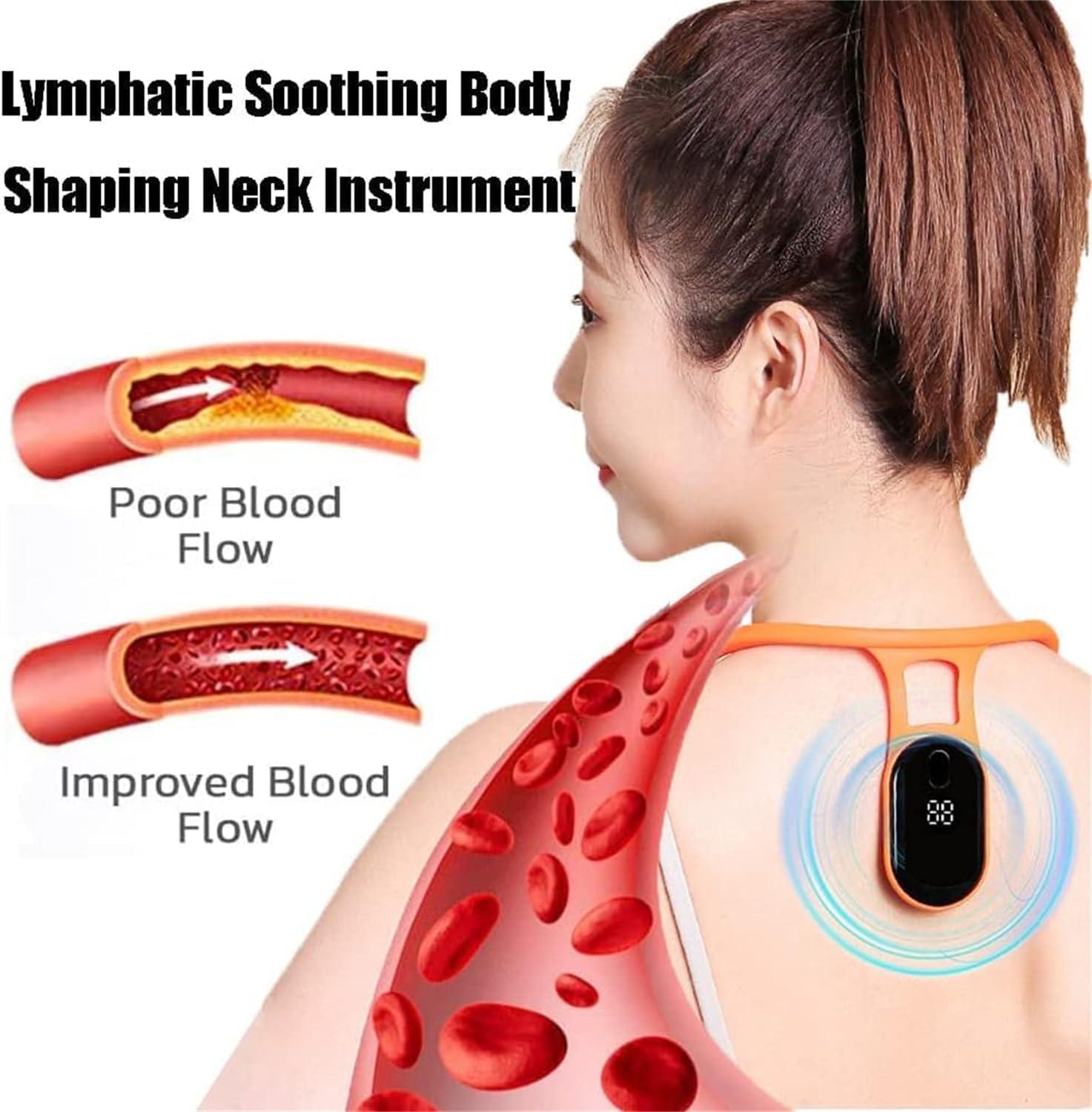 Neckease Ultrasound Lymphatic Neck Instrument - Calming Neck Relief for ...