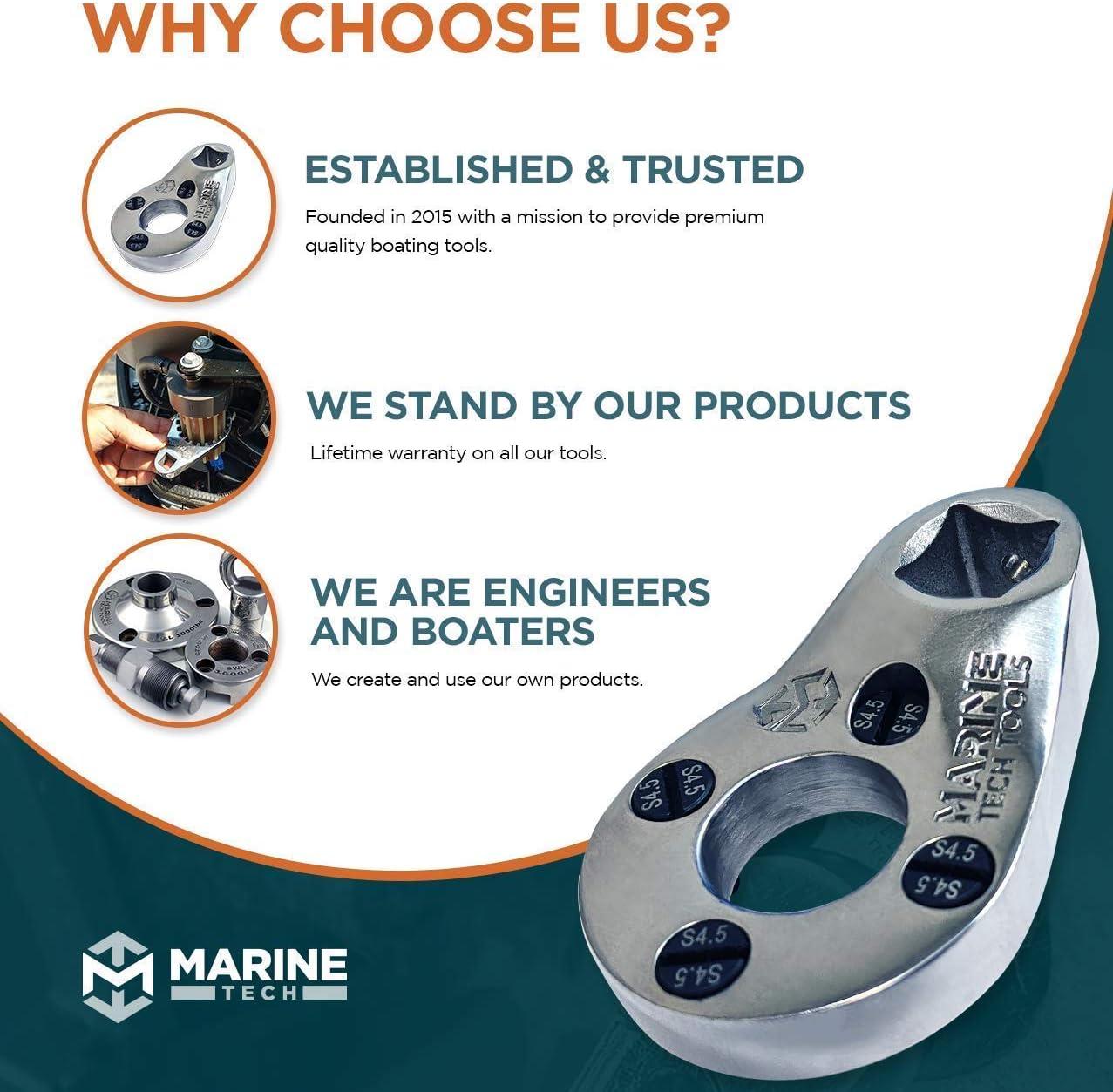 Marine Tech Tools Outboard Trim/Tilt Pin Wrench AMT0006 - 32mm x 4mm ...