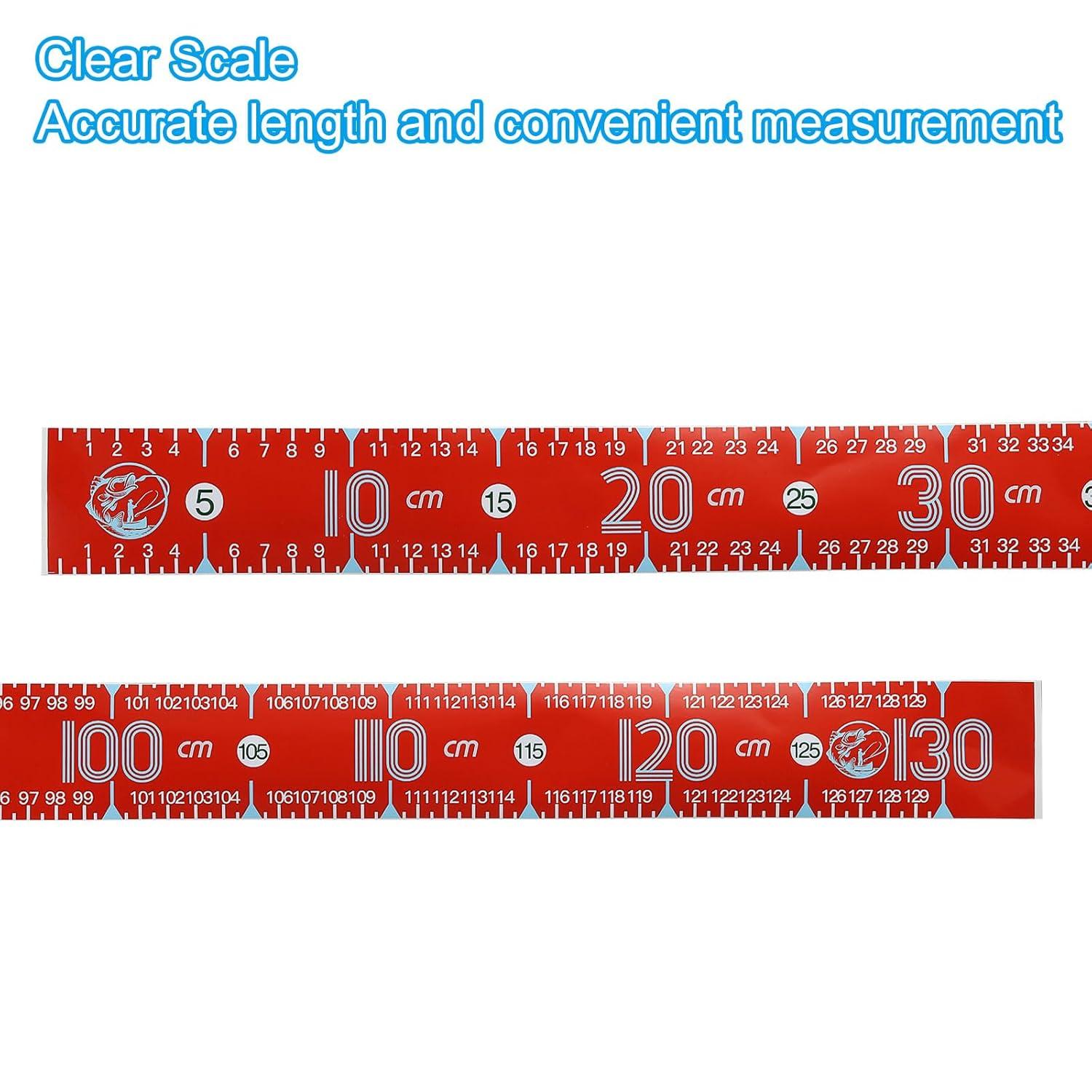 PATIKIL Self Adhesive Fish Ruler - Waterproof 51 Fish Tape Measure ...