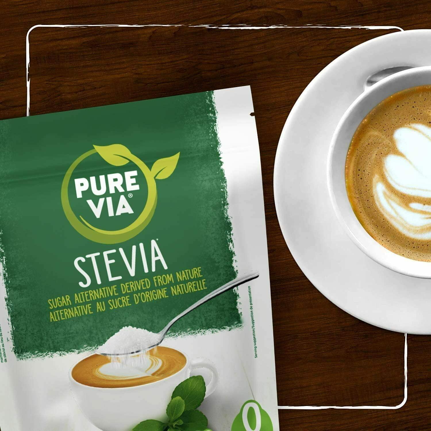 Pure Via Stevia Leaf Sweetener Beads 1kg - Natural Value Pack ...