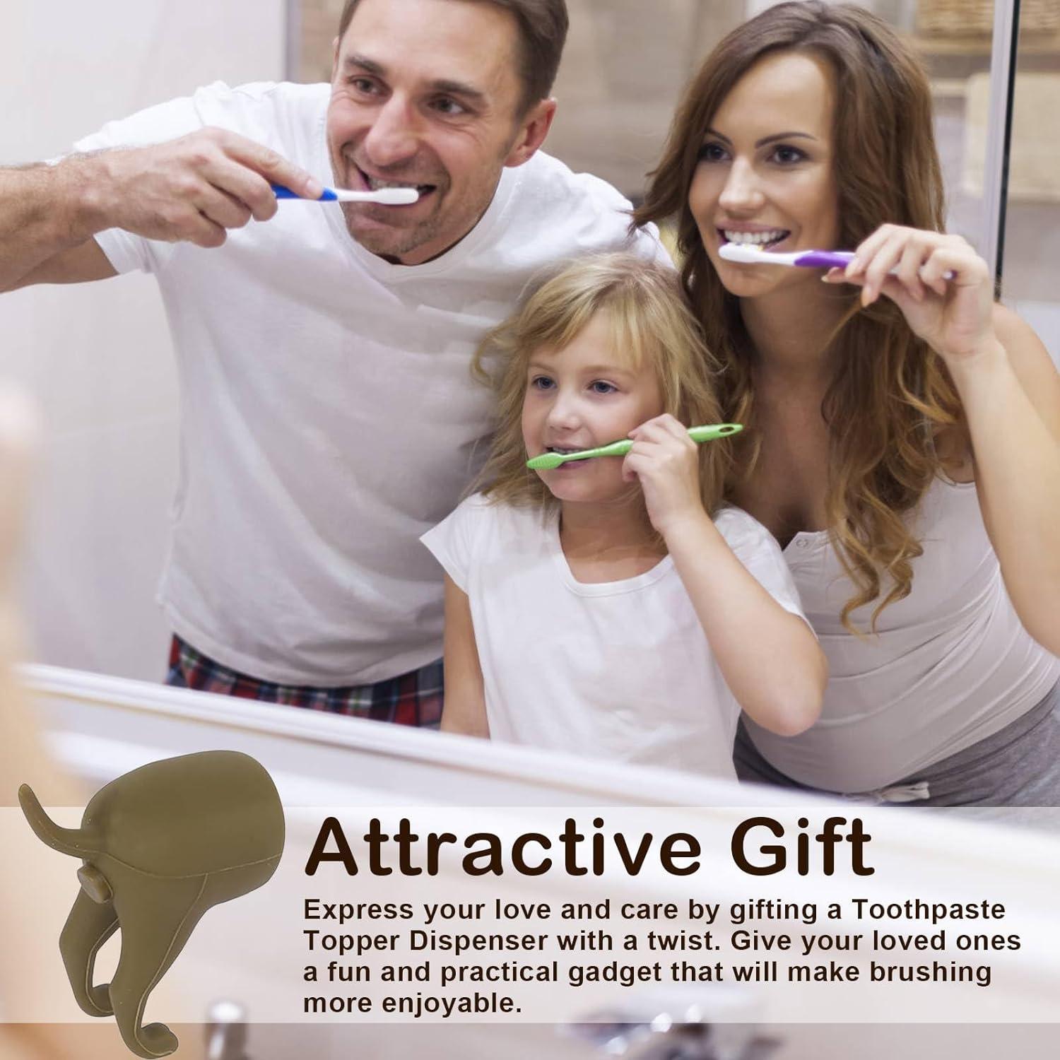 GROVL Pooping Dog Butt Toothpaste Topper 3 PCS Cartoon Dog Butt ...