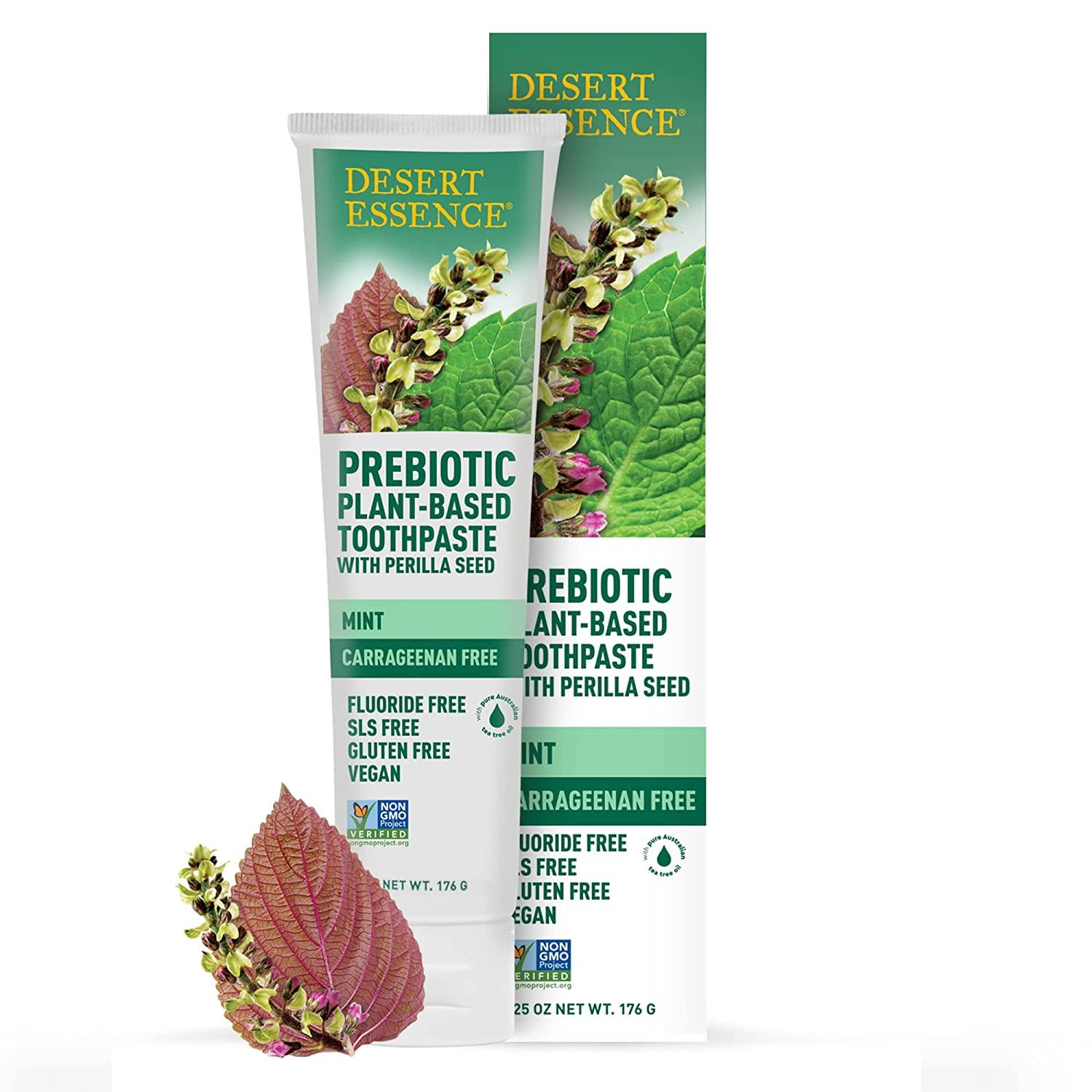 Desert Essence Plant-Based Prebiotic Toothpaste - Mint Perilla Seed 6. ...