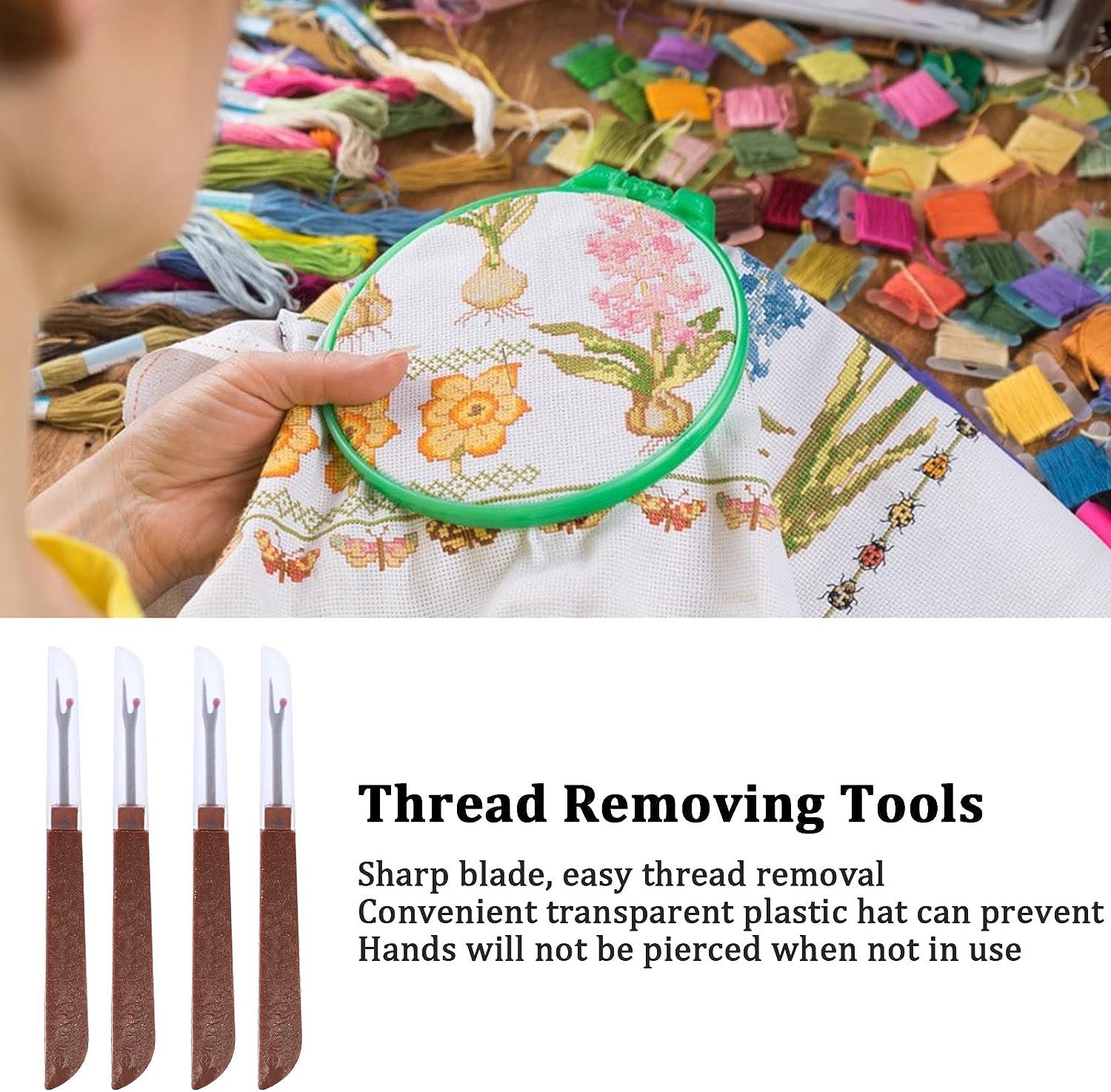 12 Pcs Sewing Seam Rippers - Plastic Thread Cutter for Crafting and ...