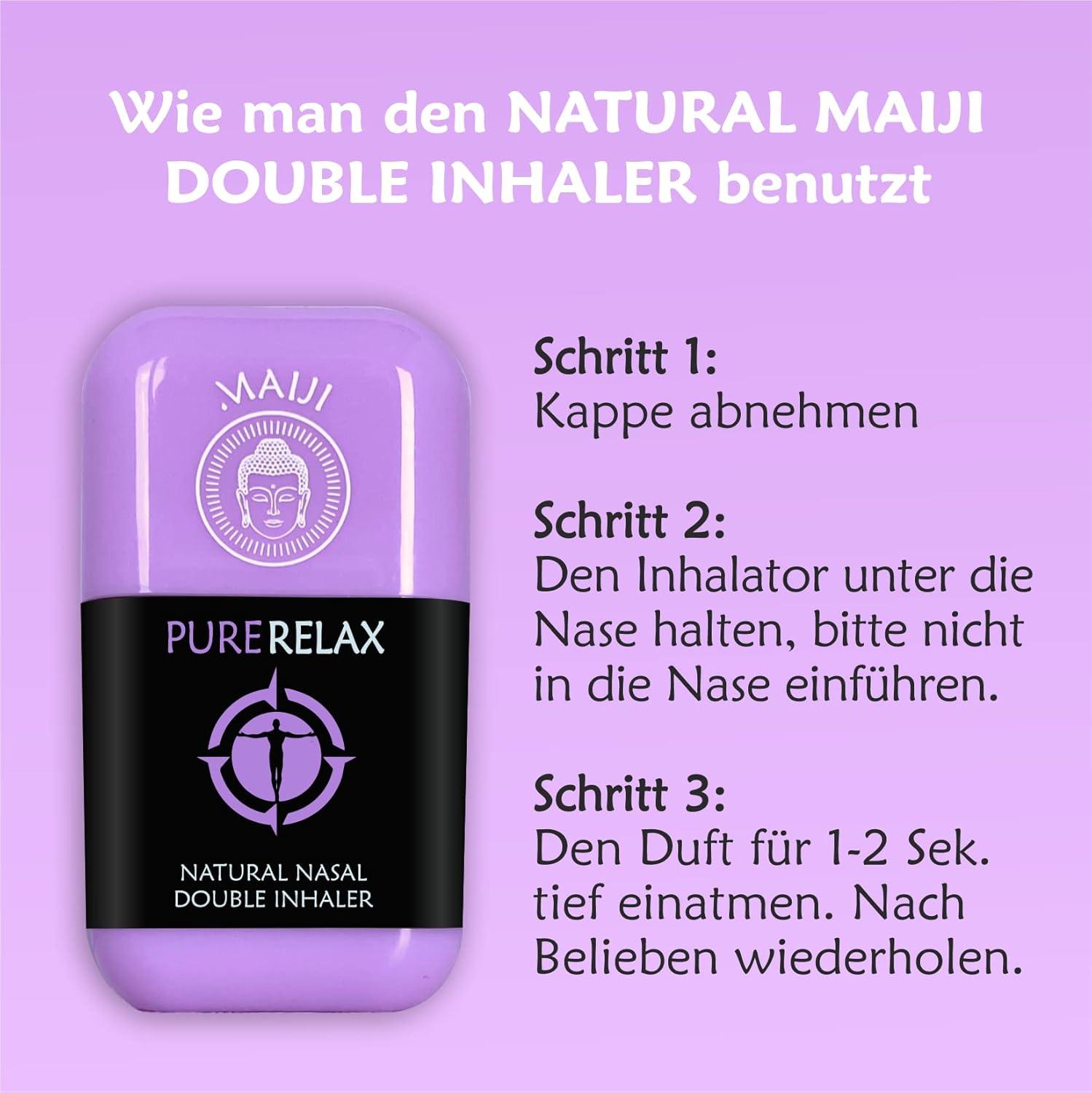 Maiji Double Inhaler - Pure Relaxation Aromatherapy | Essential Oils ...