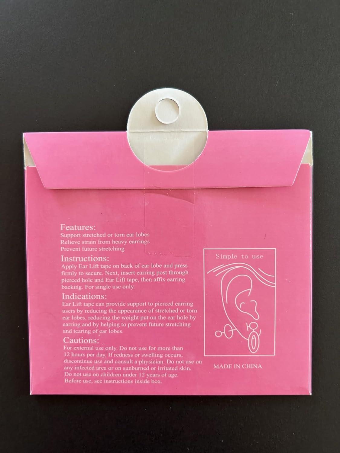 Buy Ear Piercing Tapes - 60 Pieces Earlobe Support & Protection for ...