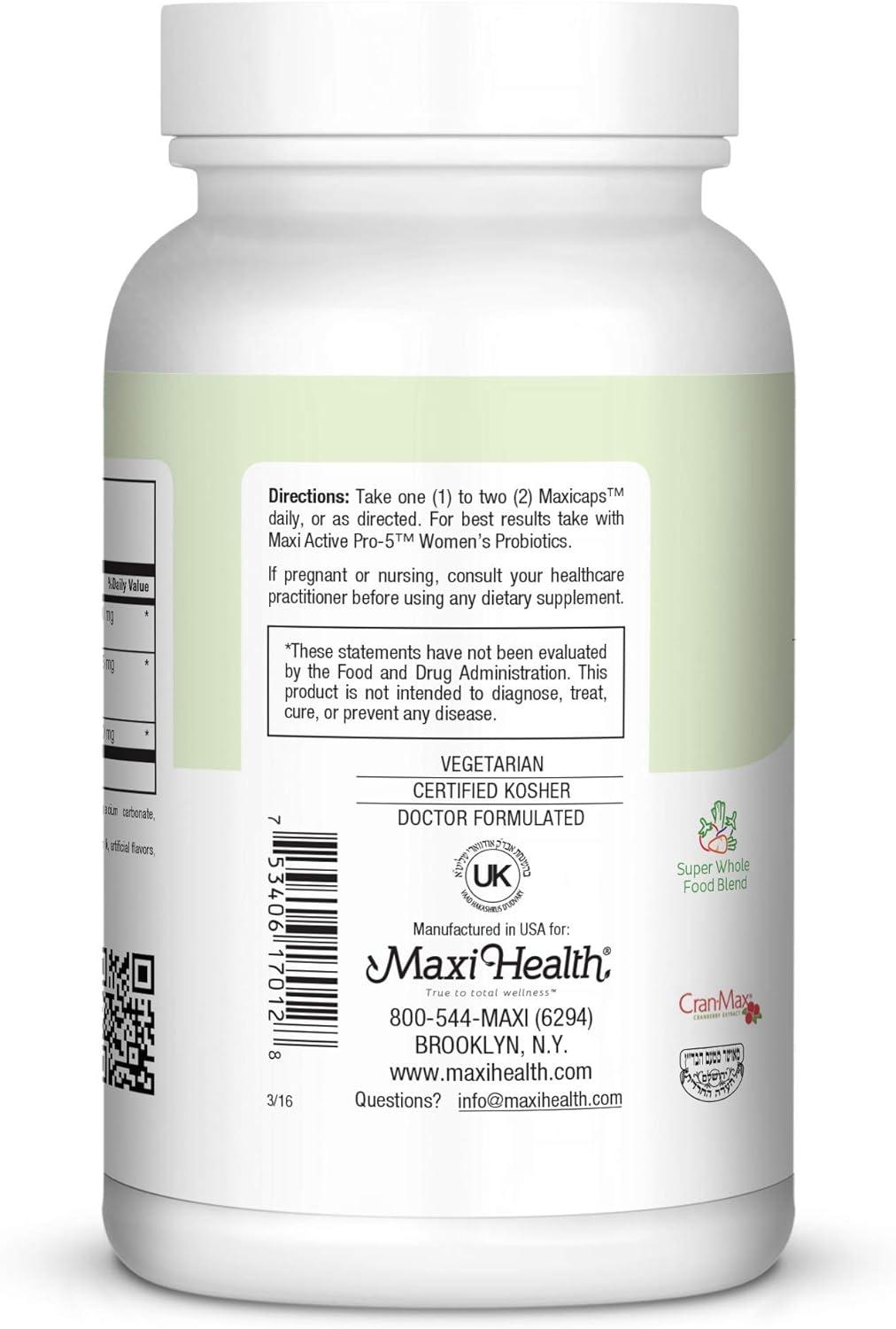Maxi Health CranMax Supreme Capsules - Urinary Tract & Immune Support ...