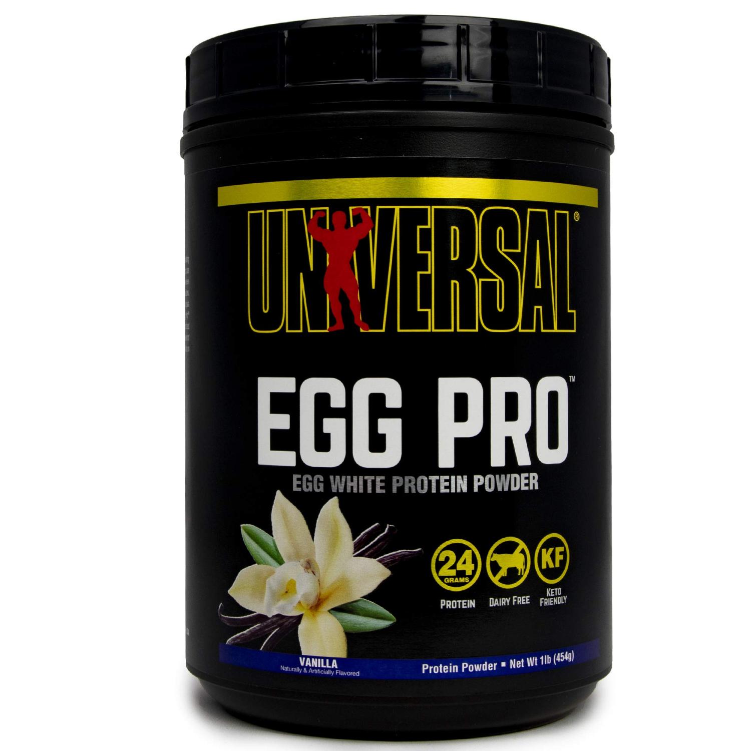 Universal Nutrition Egg Pro Vanilla Instantized Egg White Powder 1 Lb ...
