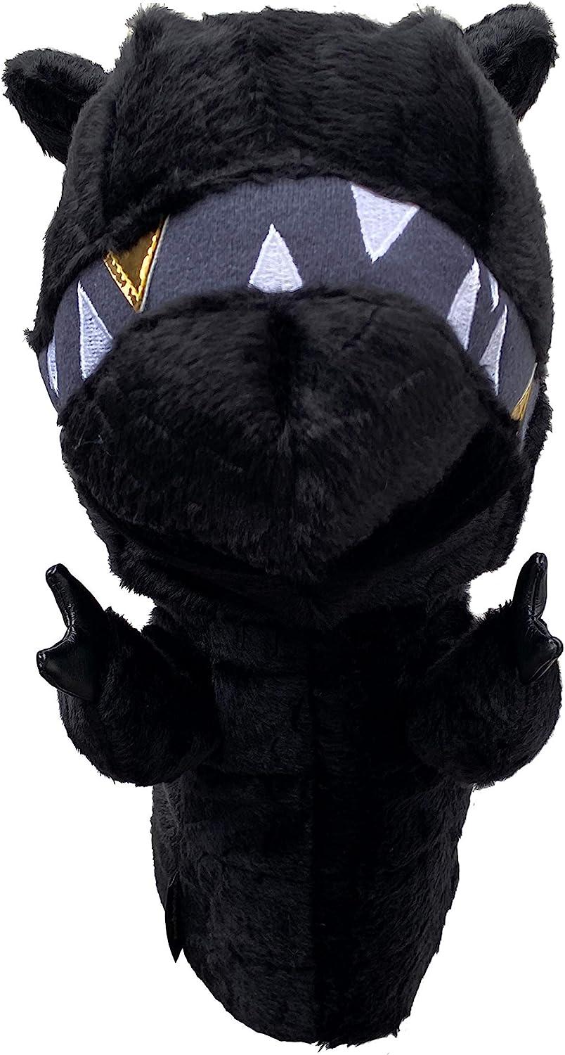 Dinofactory T-Rex Golf Head Cover - Black Dinosaur Driver Headcover ...