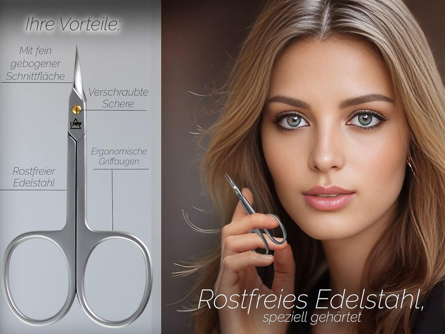 Buy Fine Cuticle Scissors & Skin Scissors - Stainless Steel Combination ...