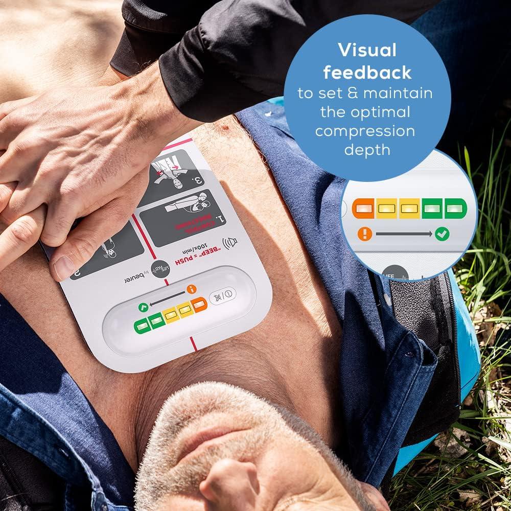 Beurer LifePad: CPR Resuscitation Aid for Optimum Compression Frequency and Pressure | Buy Now ...