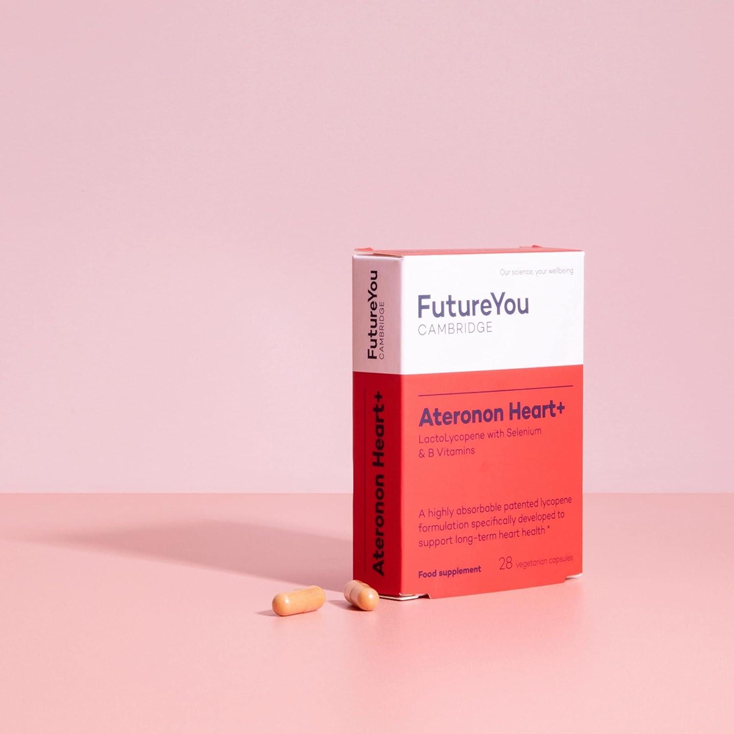 Ateronon Heart+ Health Capsules 28x with Lycopene & Vitamin B | 28 Day ...