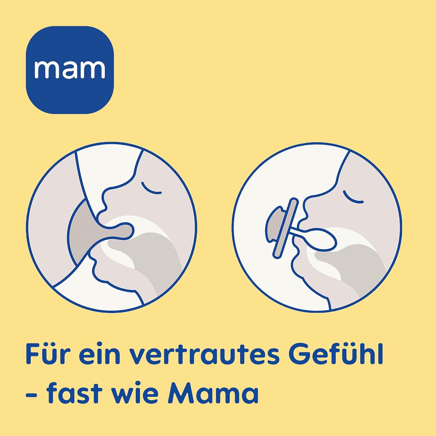 Mam Air Night Silicon Pacifier Set - 2 Tooth-Friendly Baby Pacifiers ...