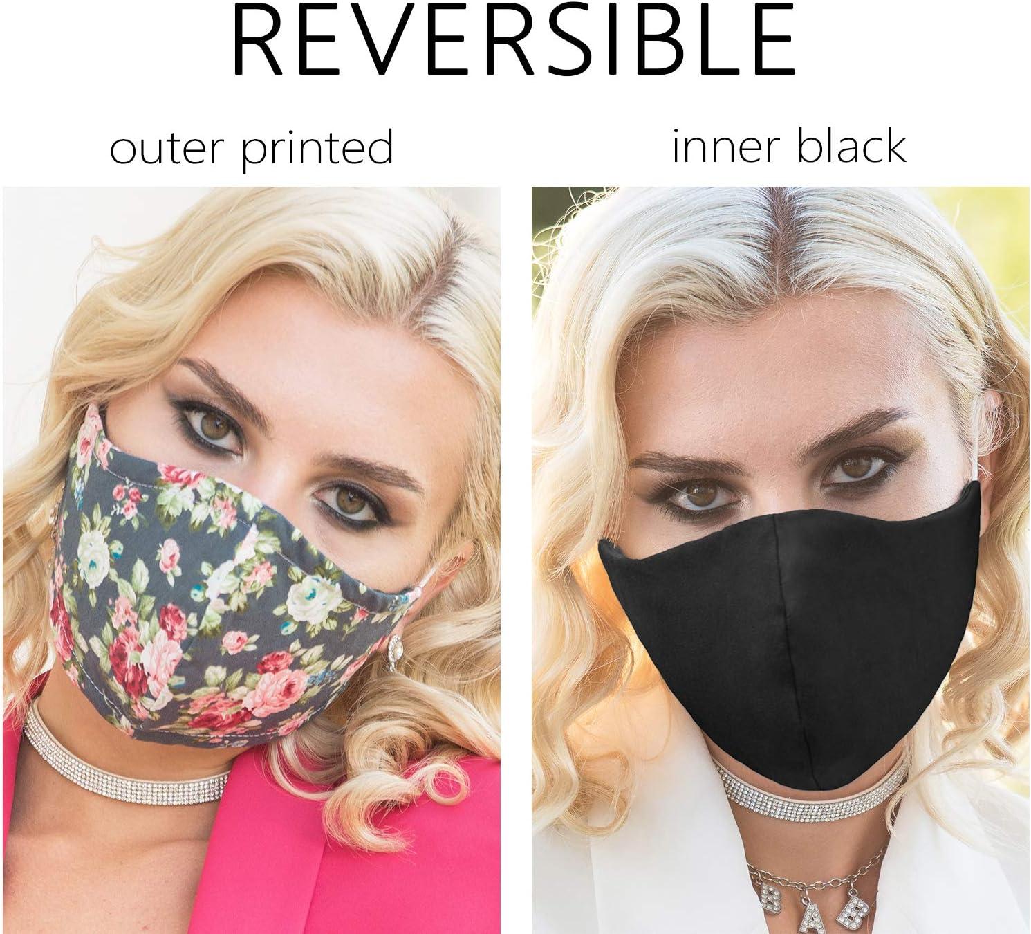 Shop Identity LNGR Flower Pattern Facial Masks - Washable Reusable ...