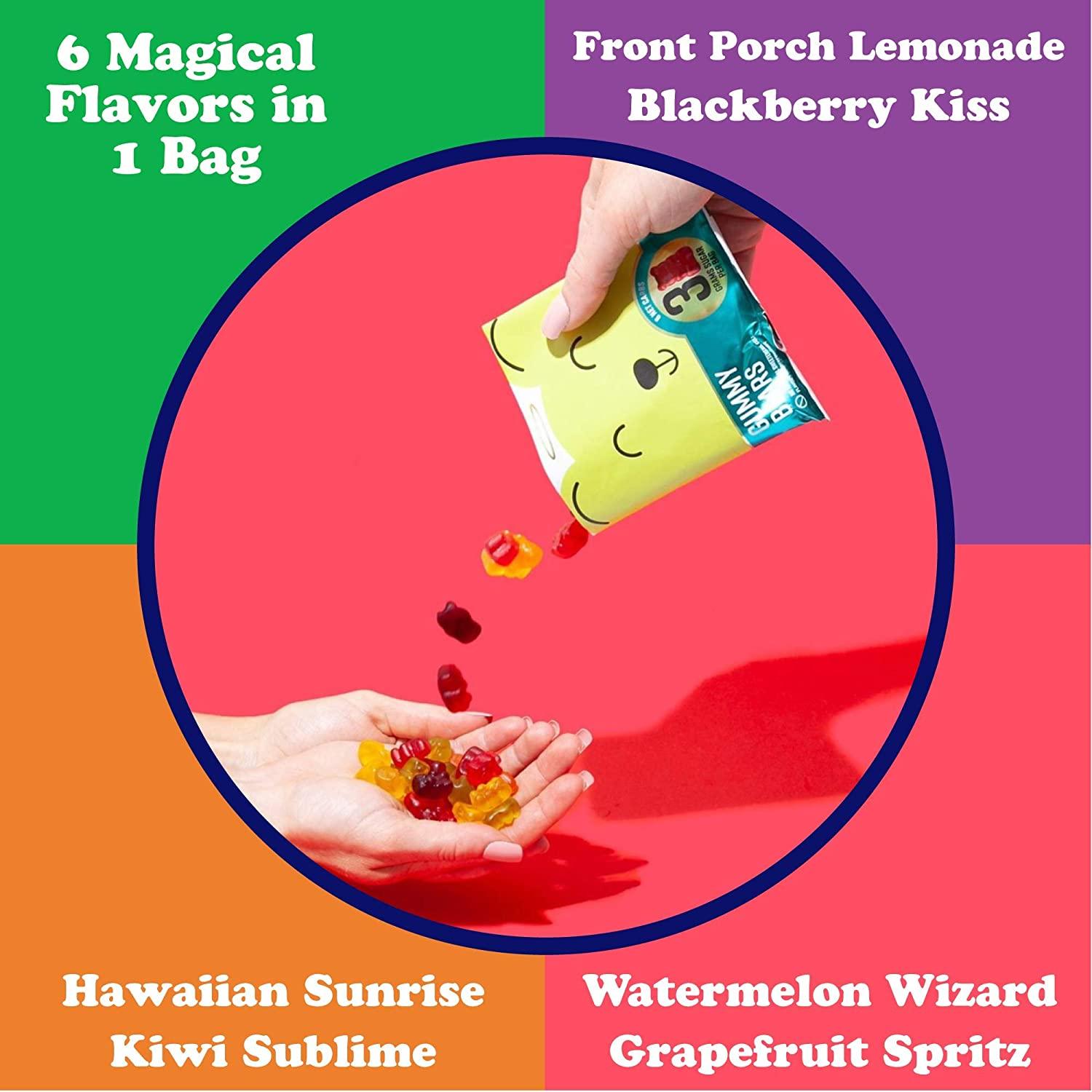 Project 7 Low Sugar Gummy Bears - Keto & Vegan Candy with 3g Sugar - 1 ...