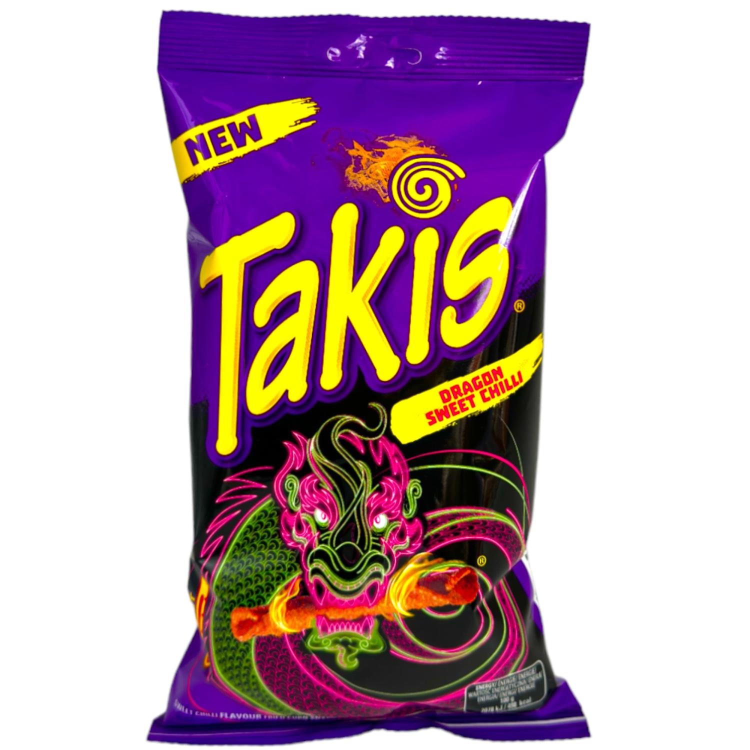 Buy Takis Dragon Sweet Chili 100g | Spicy Rolled Snacks | 18-Pack ...