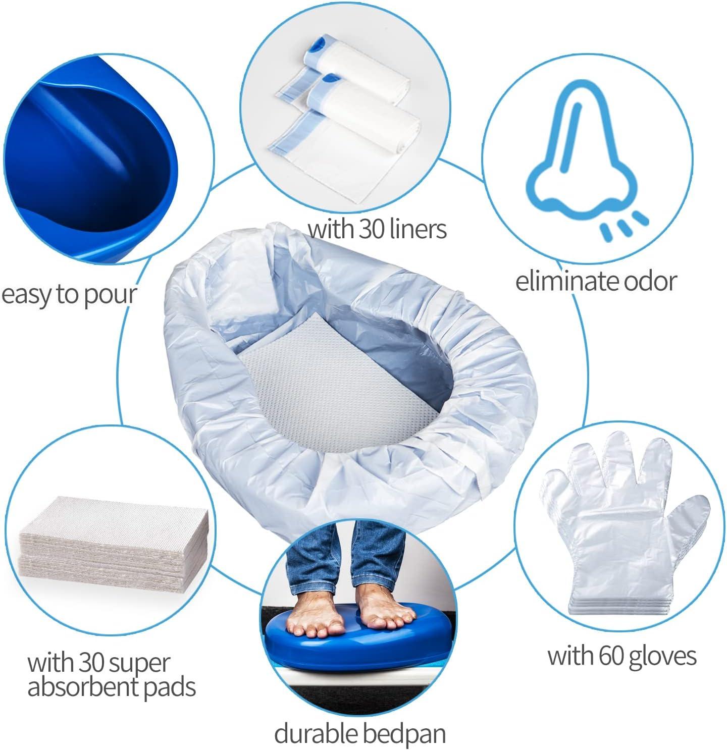 bed pan instructions