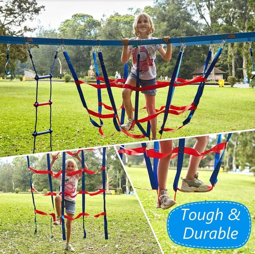 Lily's Things Cargo Net Attachment for Double Slackline | Ninja ...