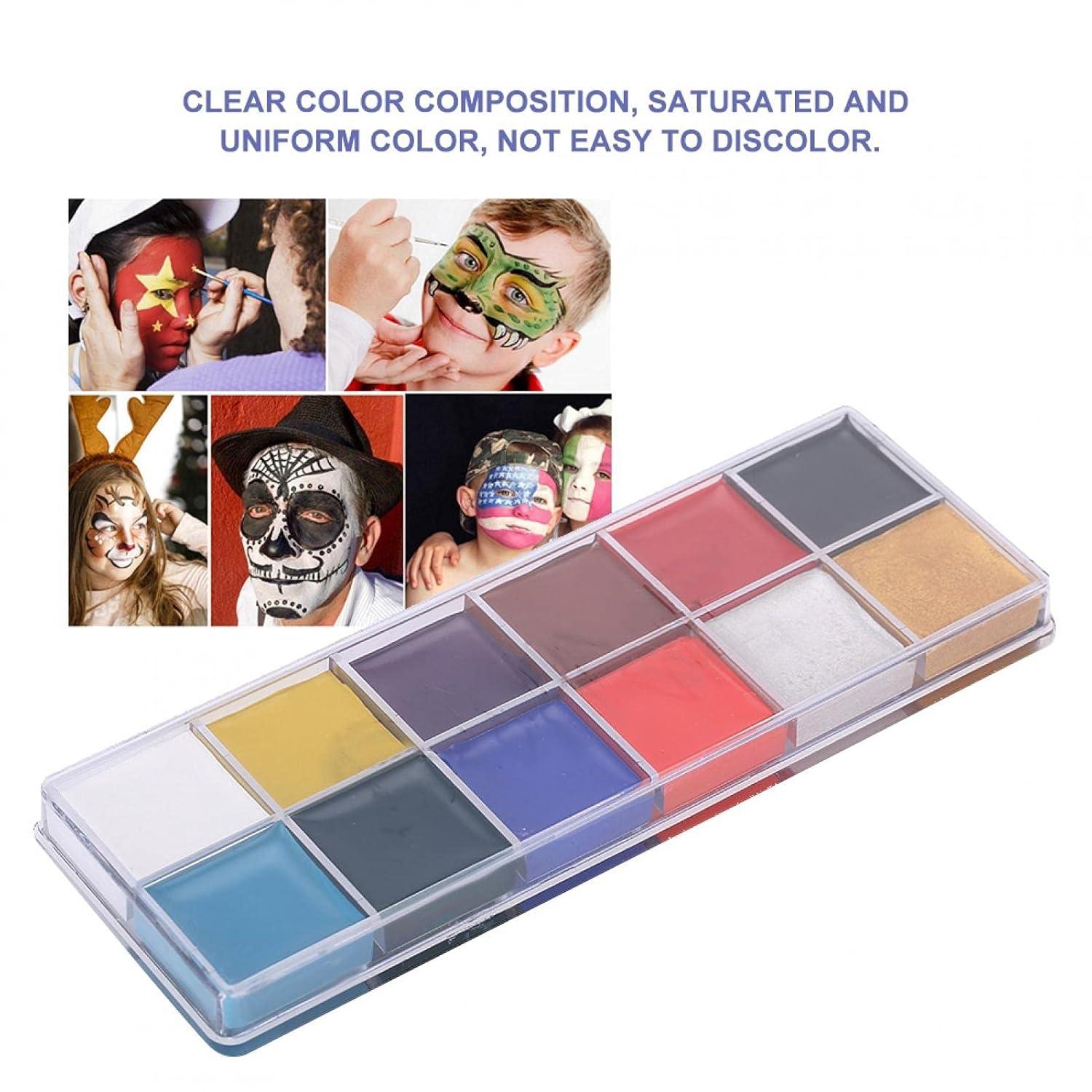 Blantye 12 Colors Oil Paint - Face & Body Makeup for Halloween Special ...