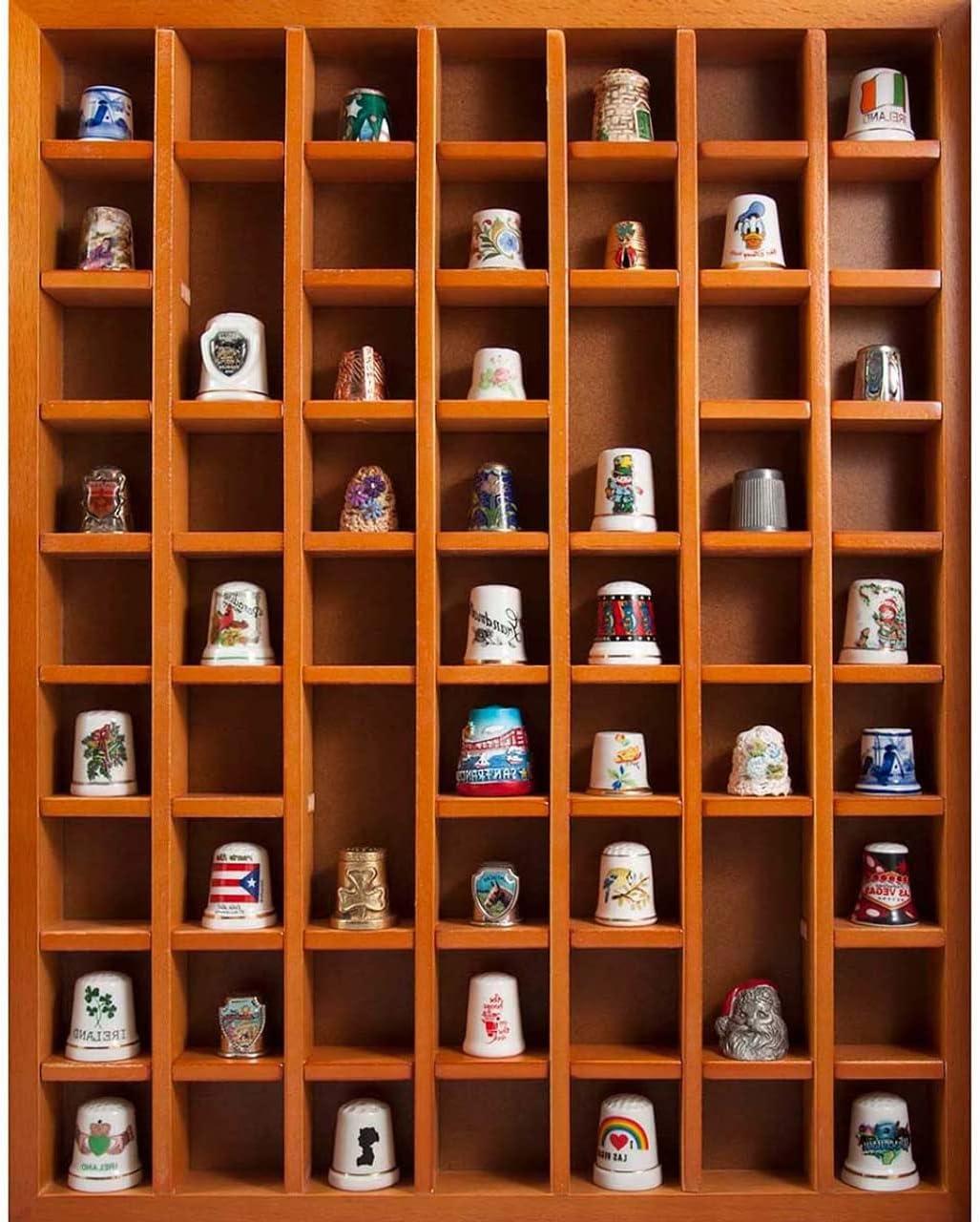 Herrschners 59-Thimble Deluxe Thimble Case with Glass Door - Organize ...