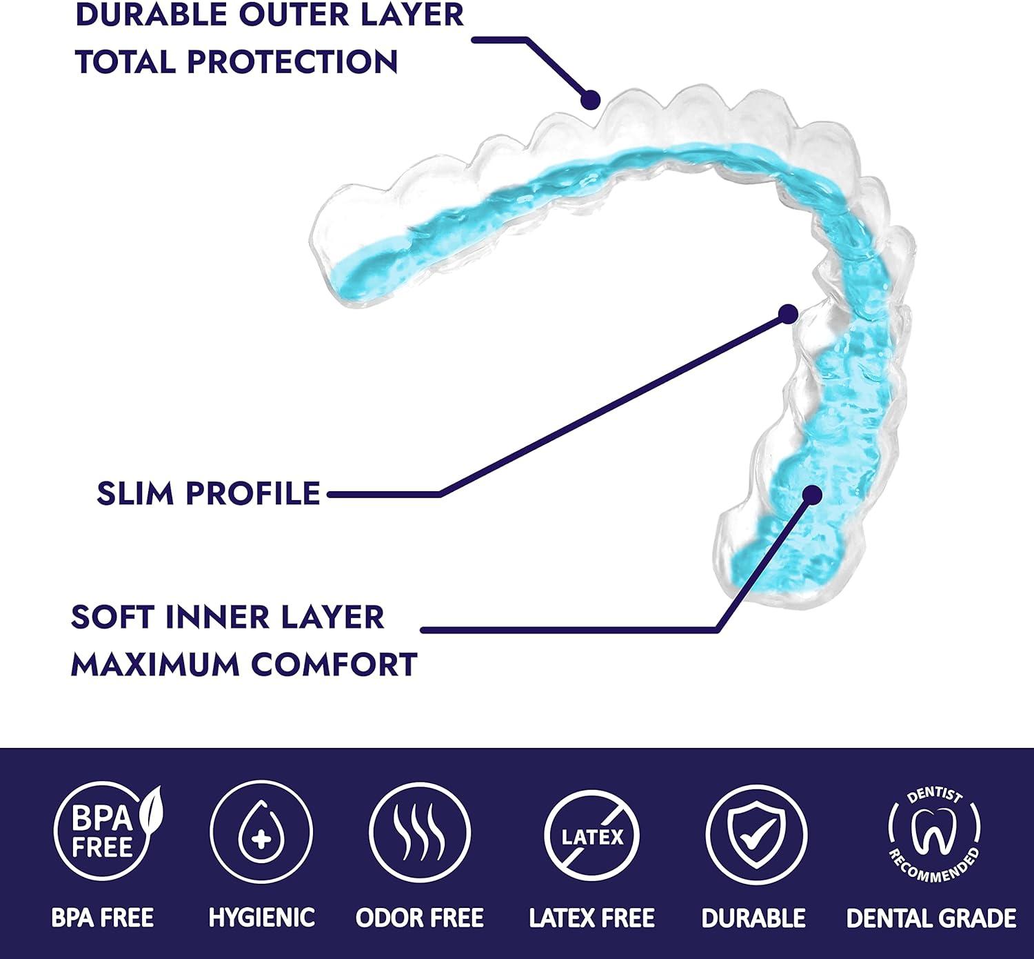 NovaWhite Custom Teeth Whitening Trays - Premium Dental Grade Fit for ...