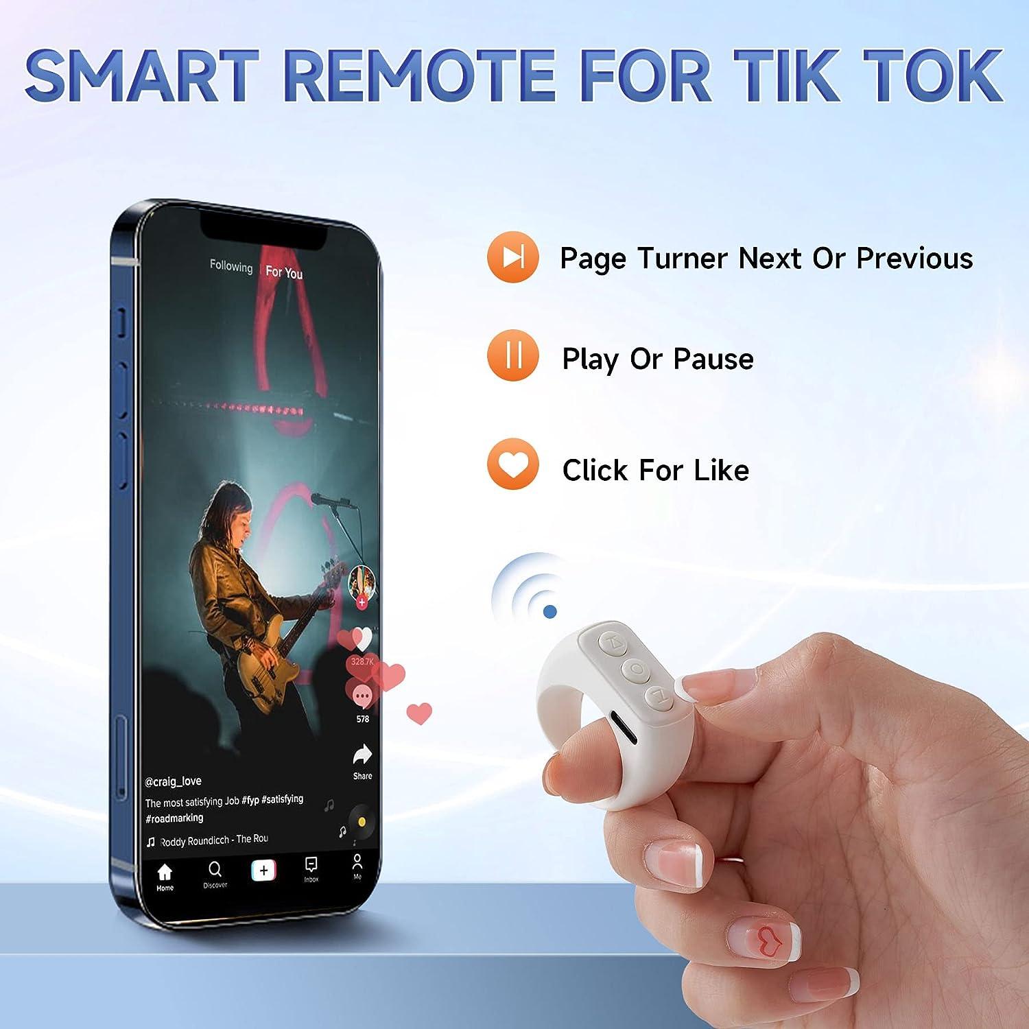 CKG Tiktok Bluetooth Smart Finger Remote for iPhone - 2022 Design ...