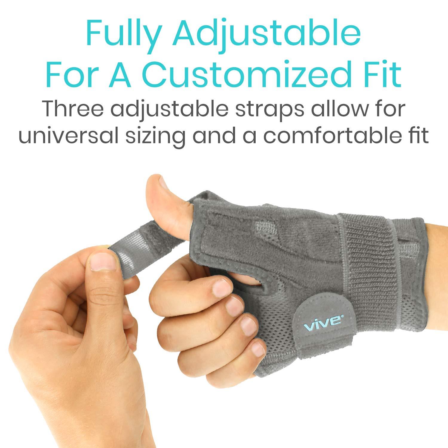 Vive Arthritis Thumb Splint - Thumb Spica Support Brace for Pain, Sprains, Strains, Arthritis ...