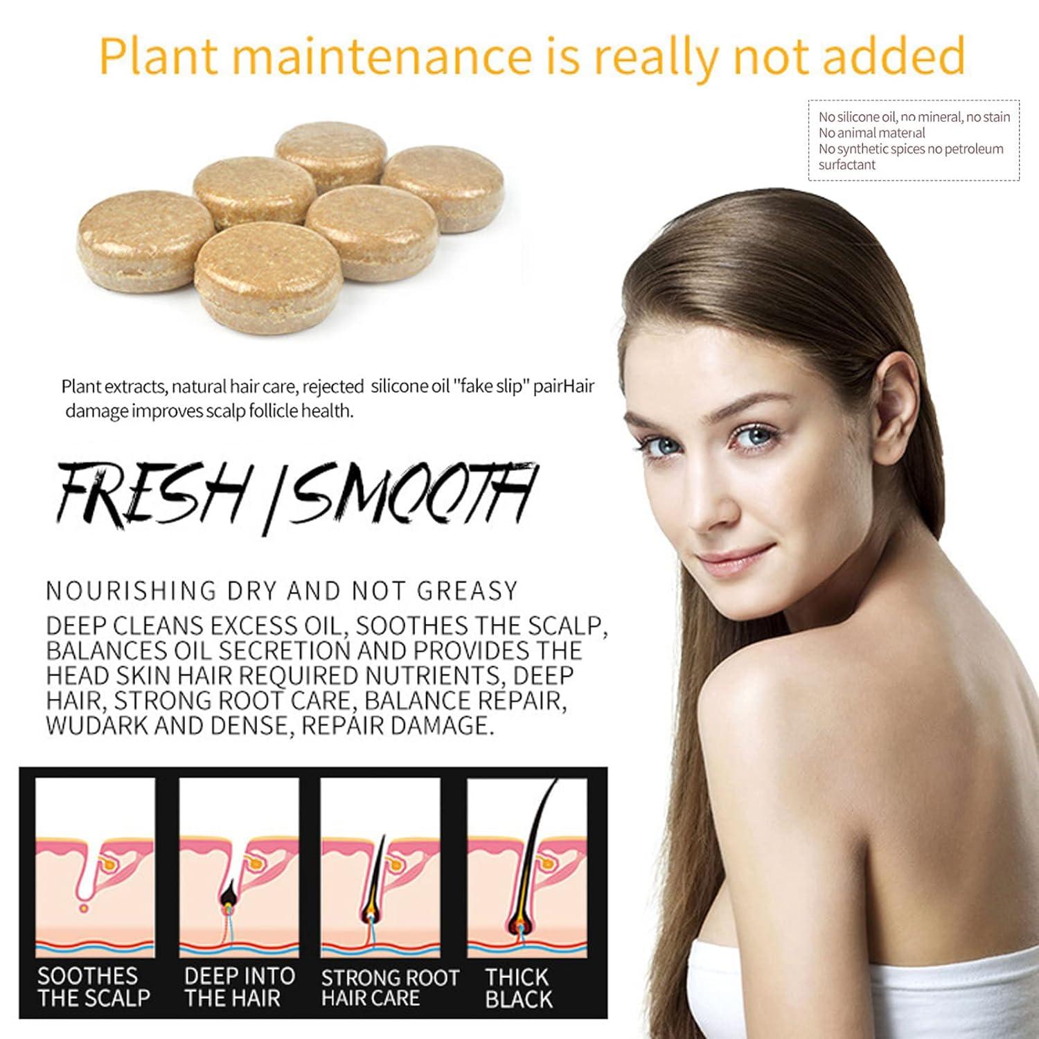 BSMAX Ginger Hair Regrowth Shampoo Bar - Organic Anti-Hair Loss Soap ...