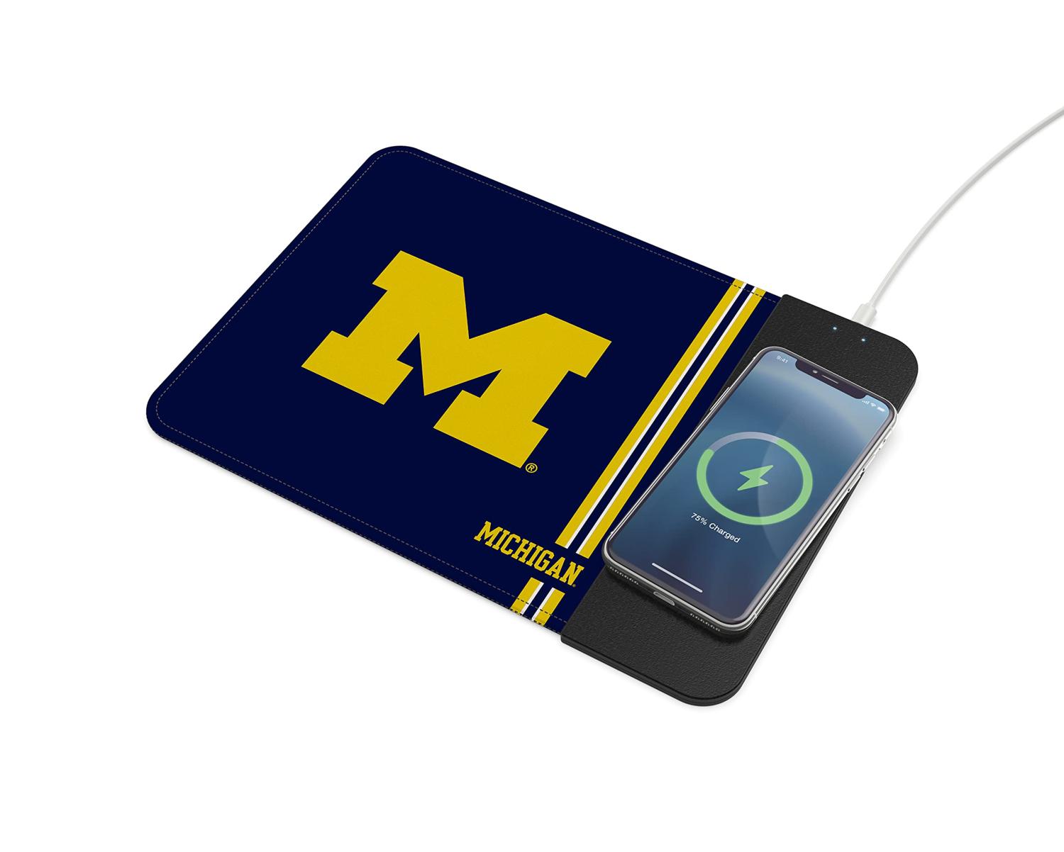 Michigan Wolverines NCAA Wireless Charging Mouse Pad | SOAR Official ...