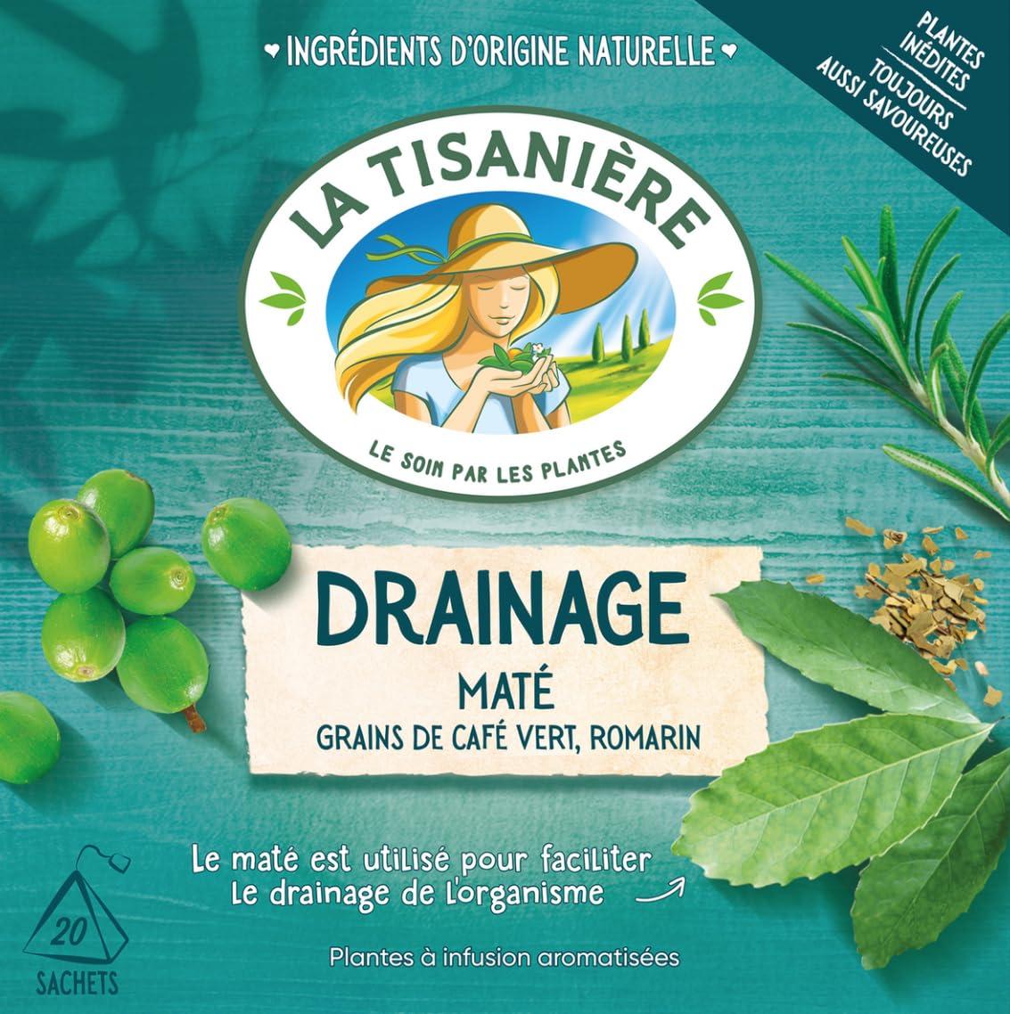 La Tisaniere Tea Infusion drainage & elimination x20 tea bags | Buy Now ...
