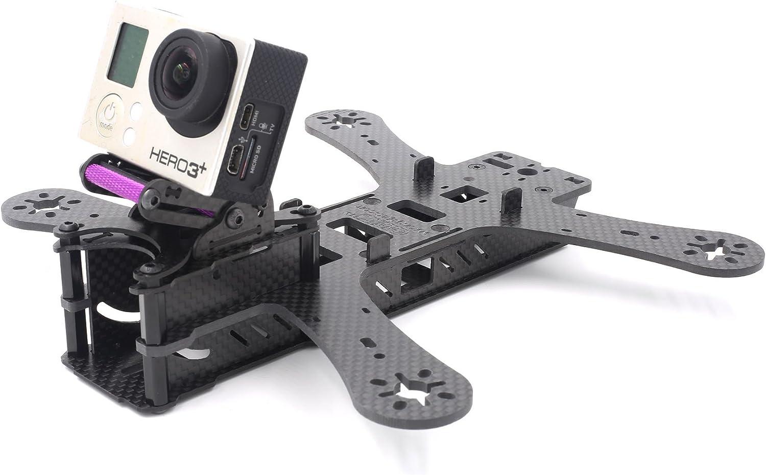 Carbon Fiber Adjustable Camera Mount for Gopro Runcam - Usmile FPV GEP ...